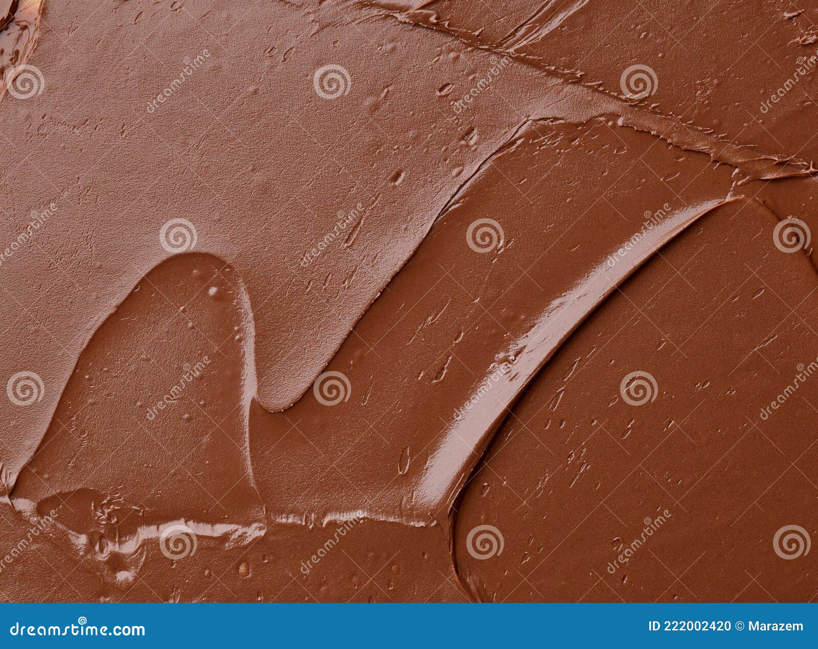 Melted chocolate texture stock photo. Image of eating - 222002420