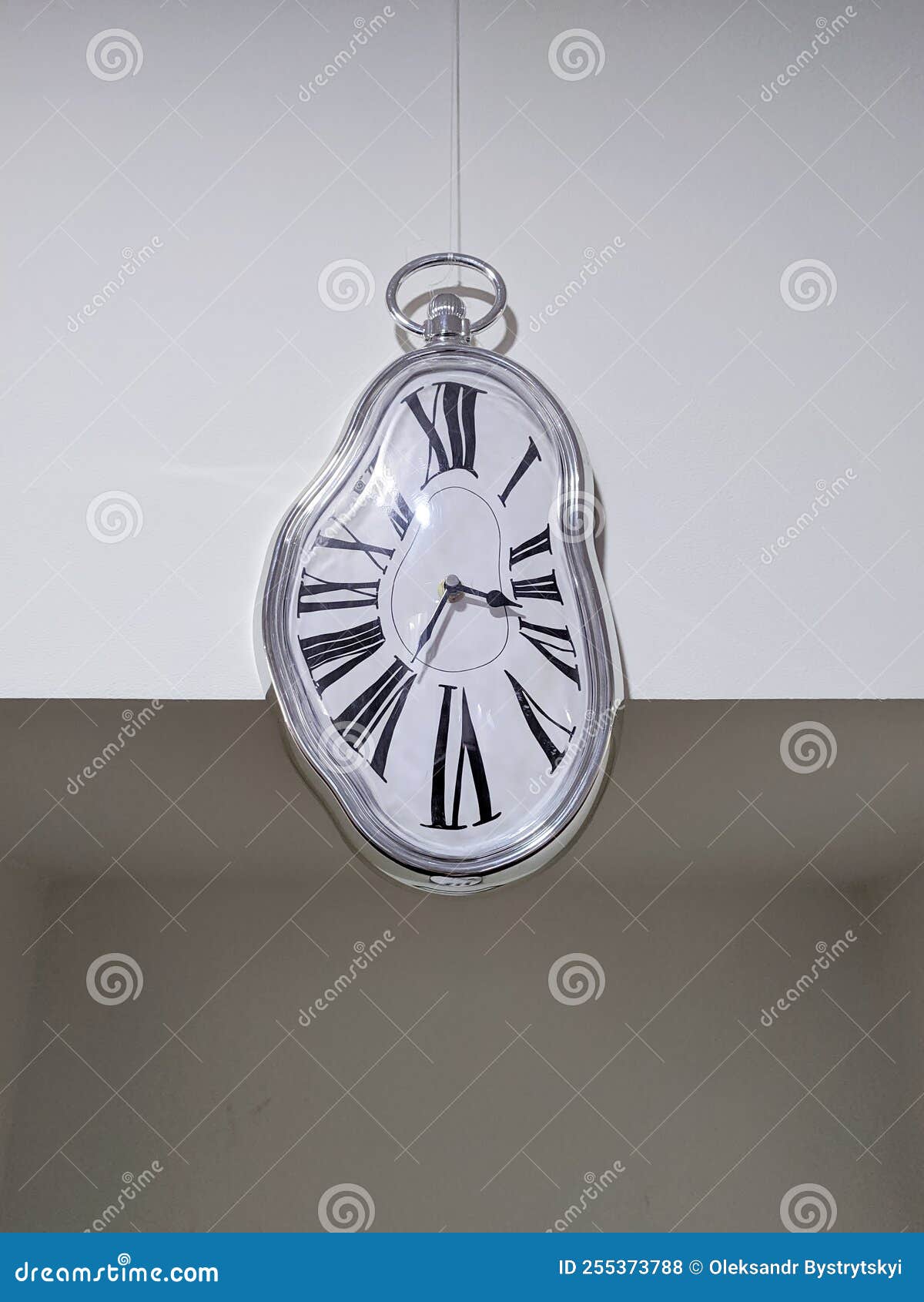 Melted Clock, Irregular Shape Stock Photo - Image of style, historical ...