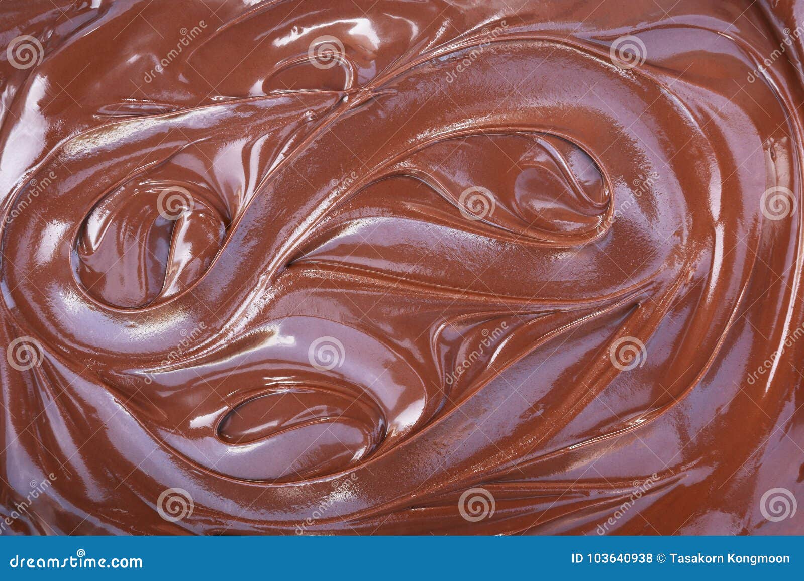 Melted Dark Chocolate Texture for Pattern and Background Stock Photo ...