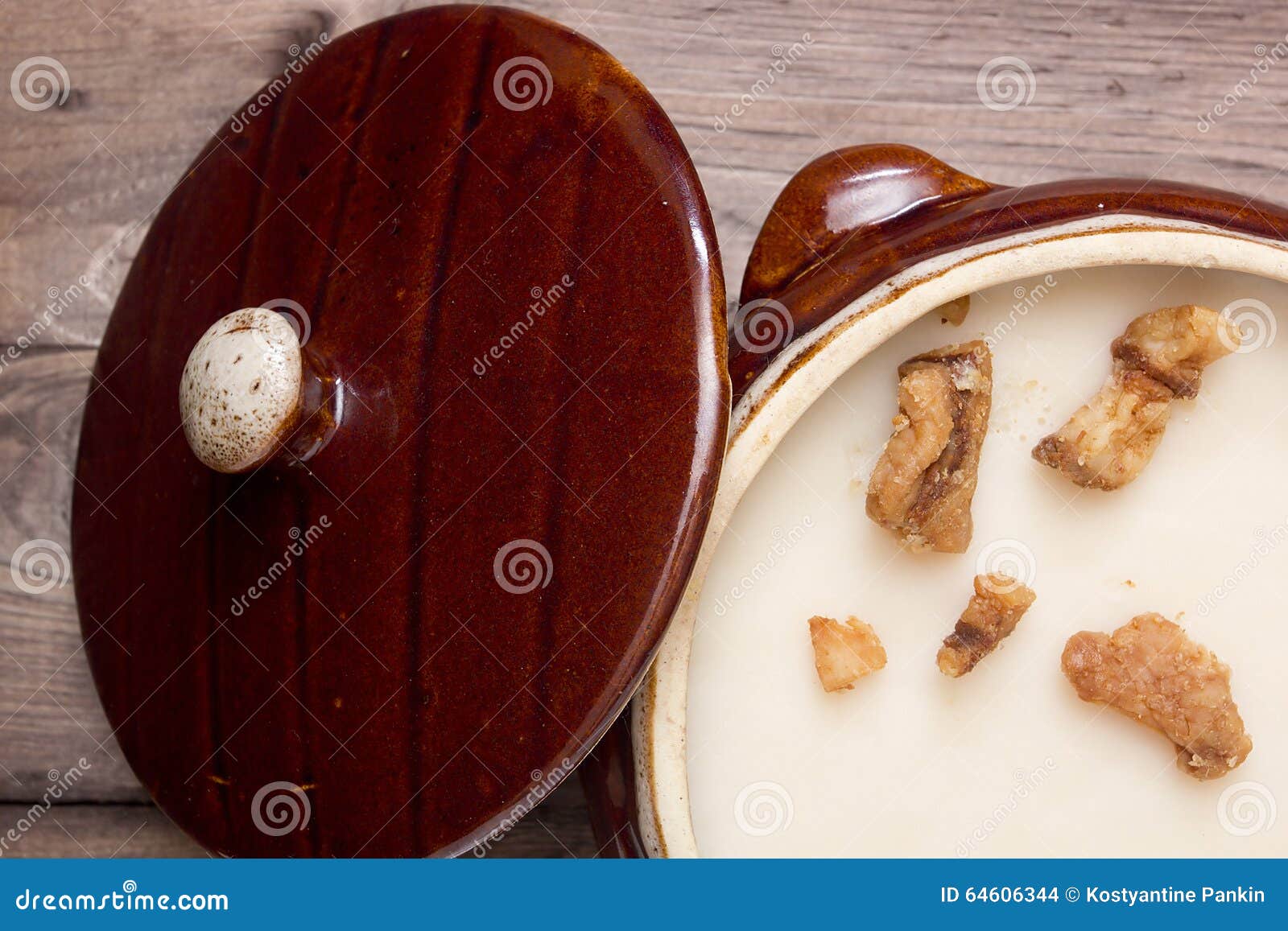 Melted fat and cracklings stock photo. Image of food - 64606344