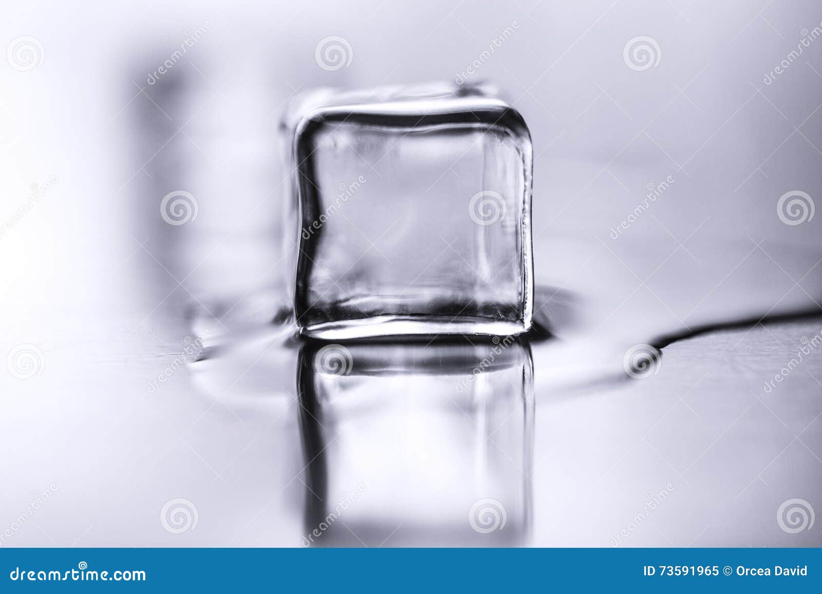 Melted Ice Cube stock image. Image of blocks, iced, crystals - 73591965