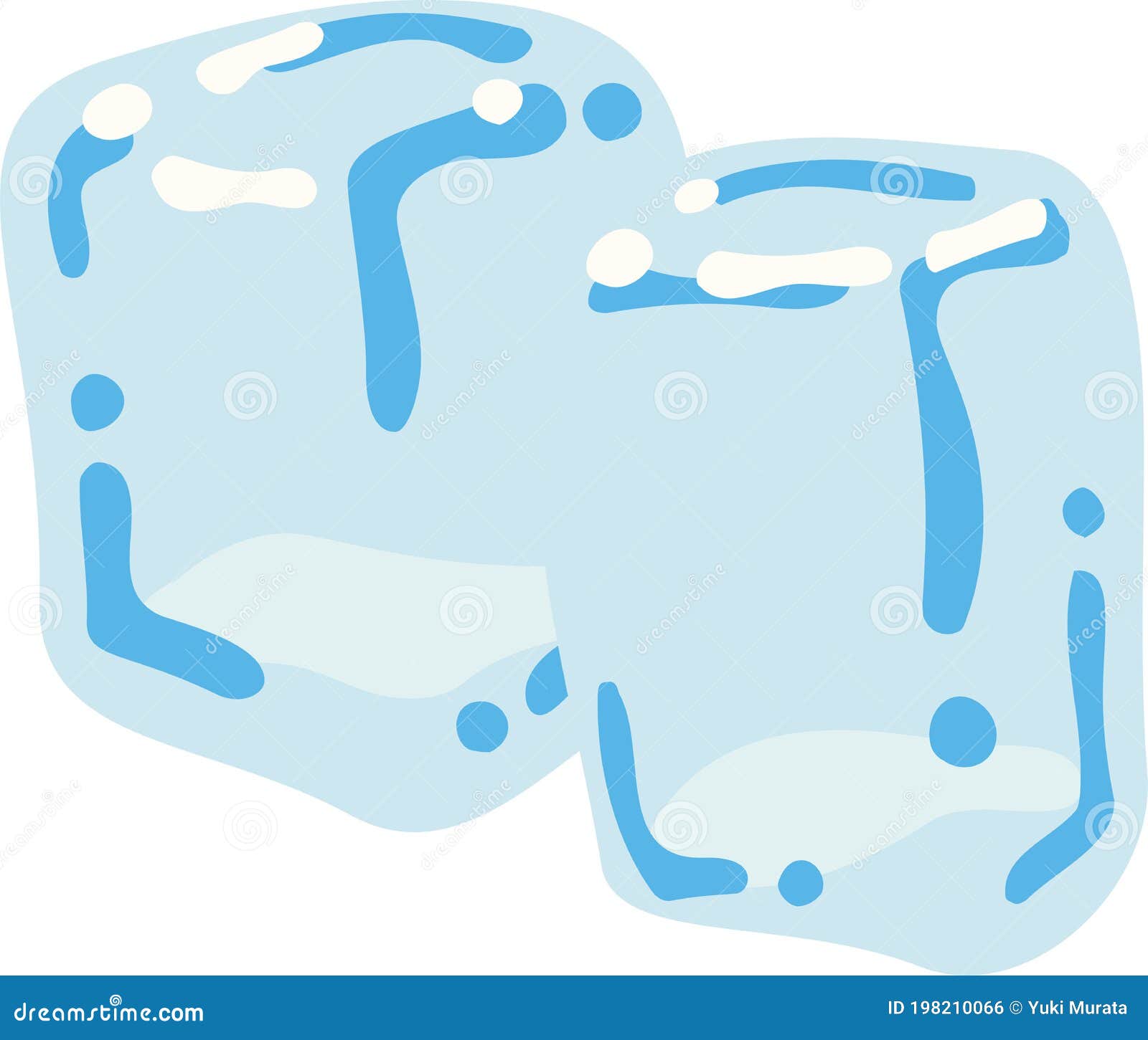 Melted Ice illustration stock vector. Illustration of liquid - 198210066