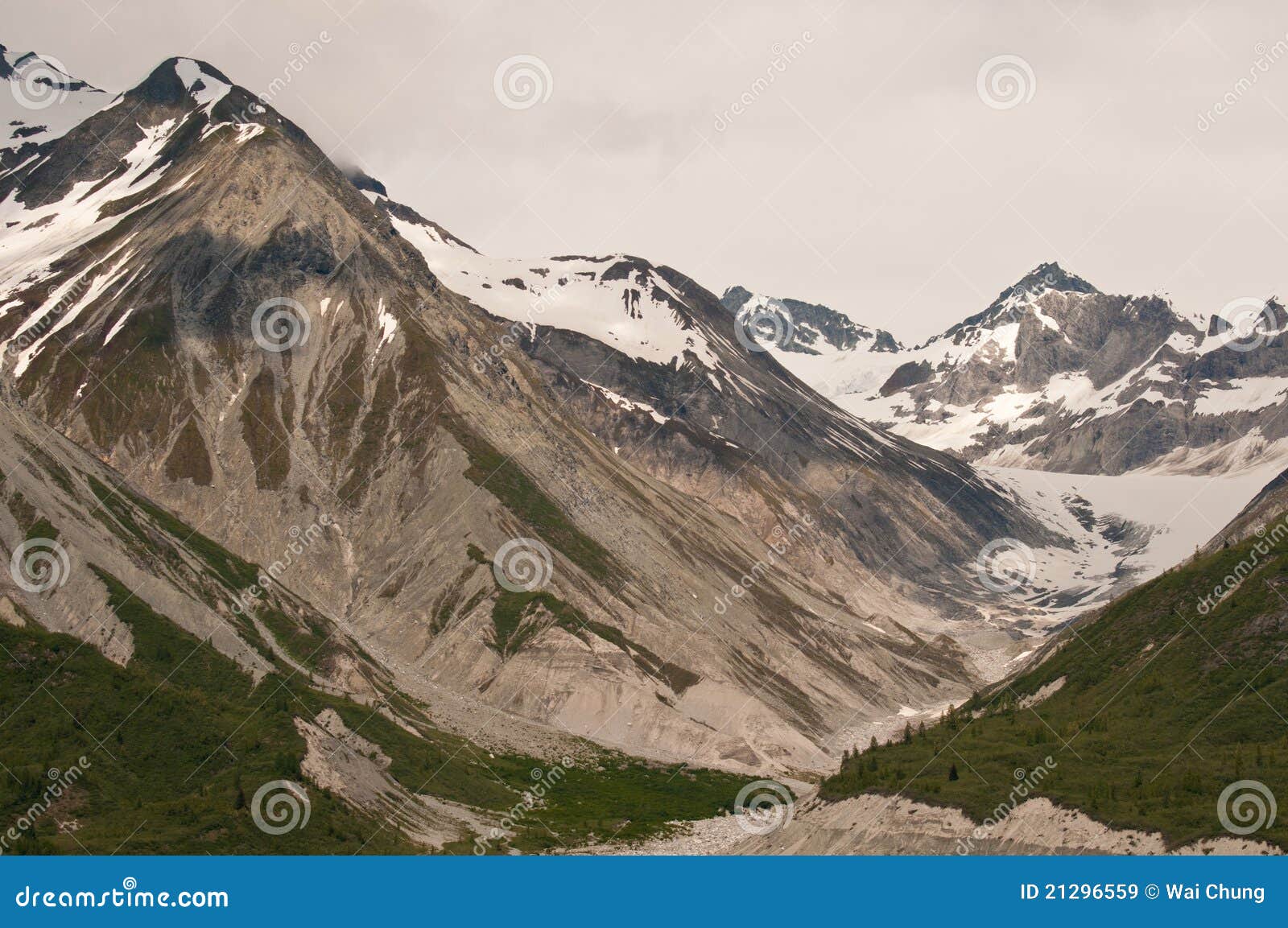 Melted Ice at Mountain Peaks Stock Image - Image of color, environment ...