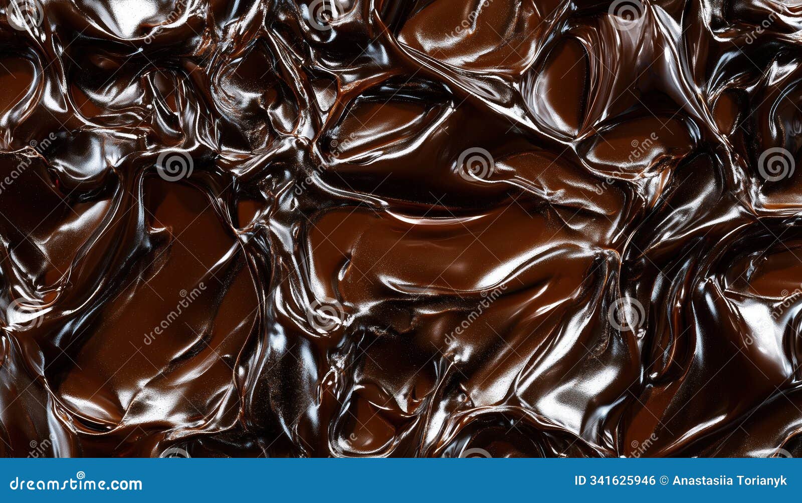 Melted Liquid Chocolate Texture Collage. Ideal For Banners, Backdrops ...