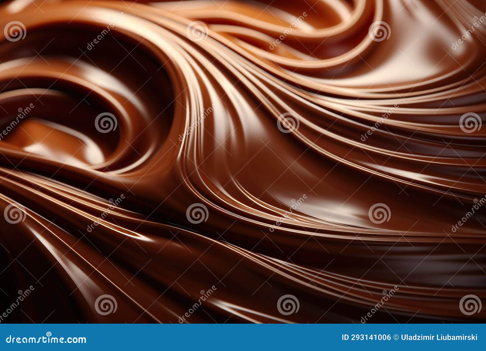 Melted Milk Chocolate Texture Stock Illustration - Illustration of ...
