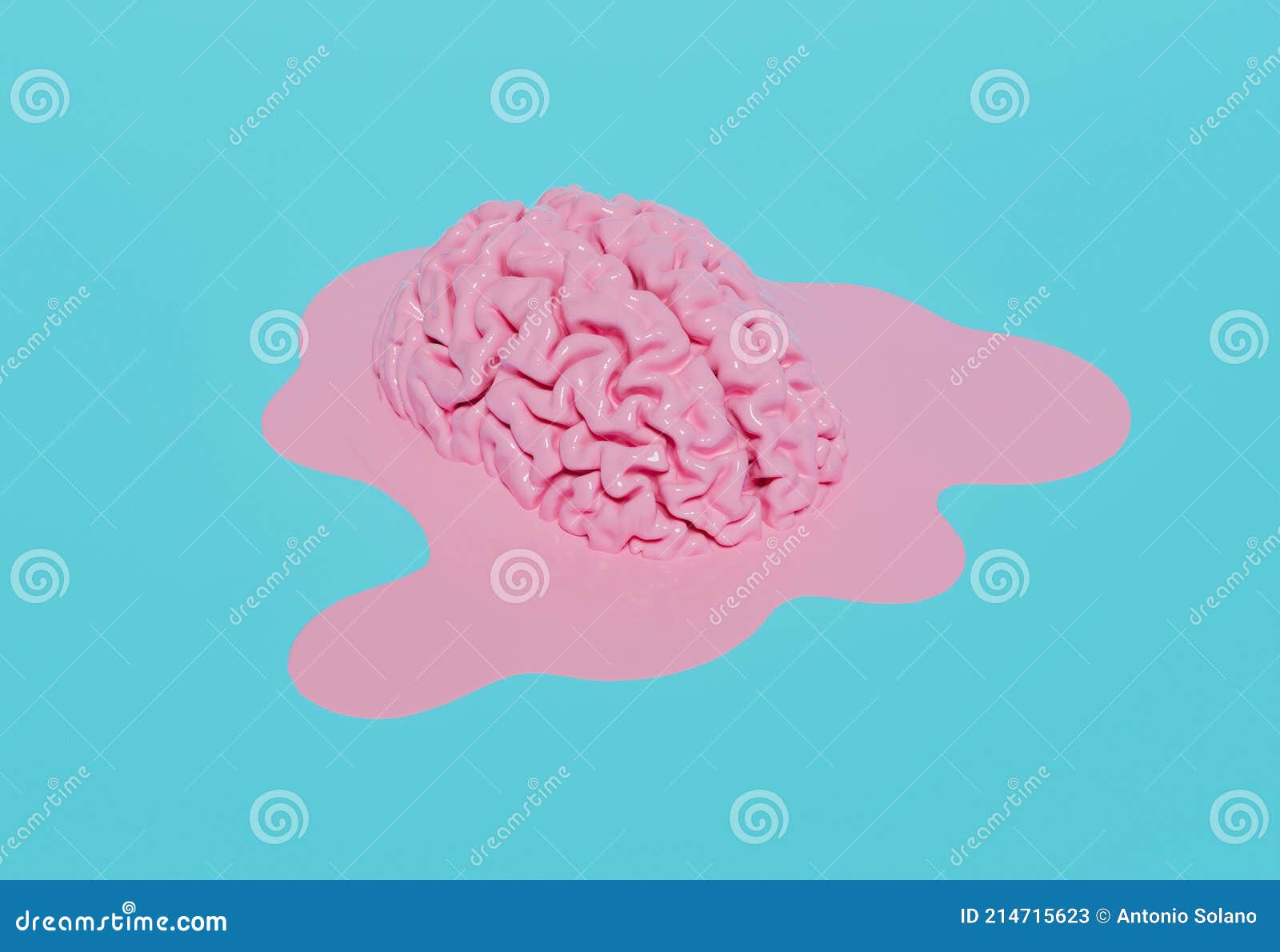 Melted Pink Doughnut Icing Drop Vector Illustration | CartoonDealer.com ...