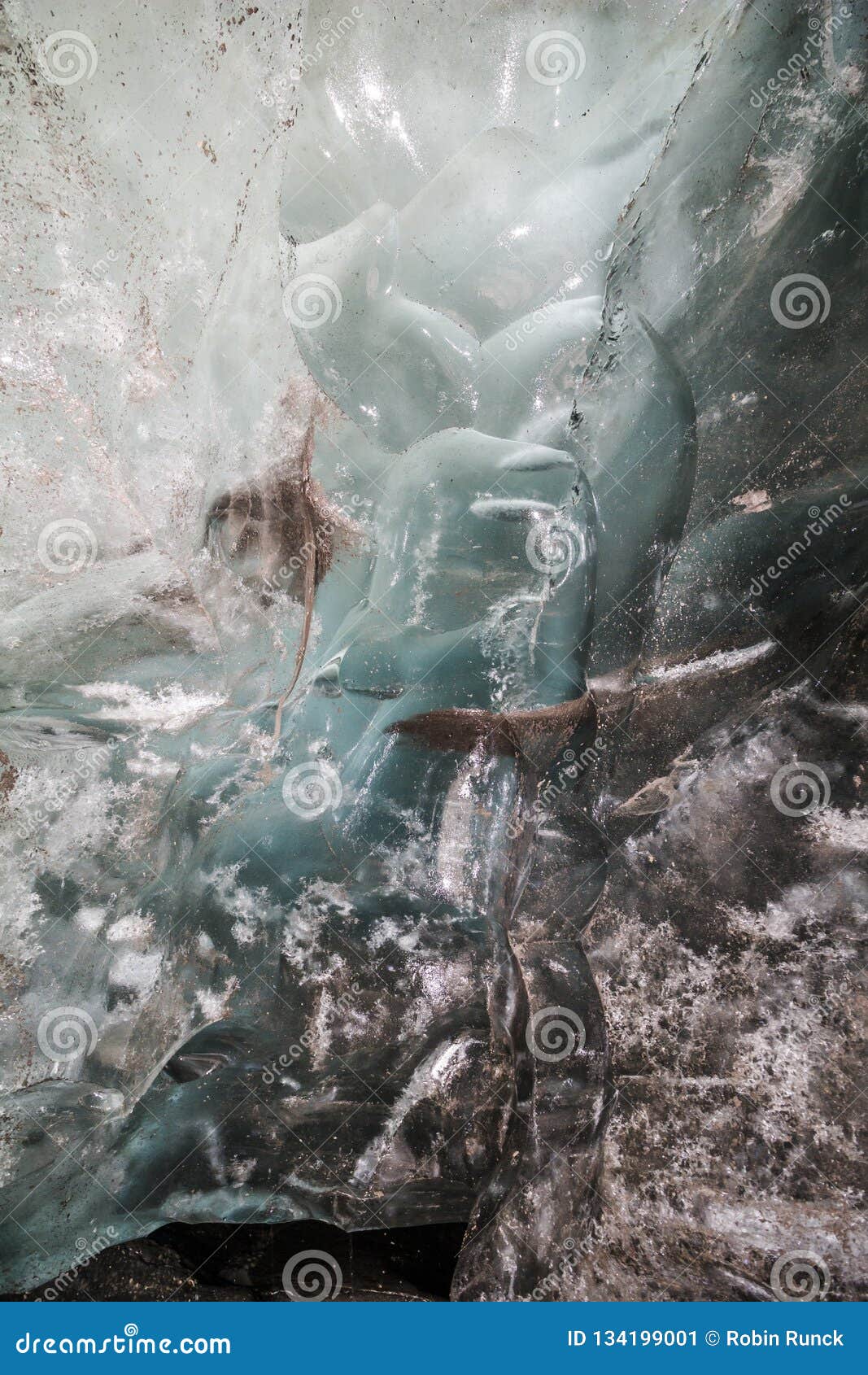 Melting Blue Glacier in Iceland Nature Stock Image - Image of arctic ...