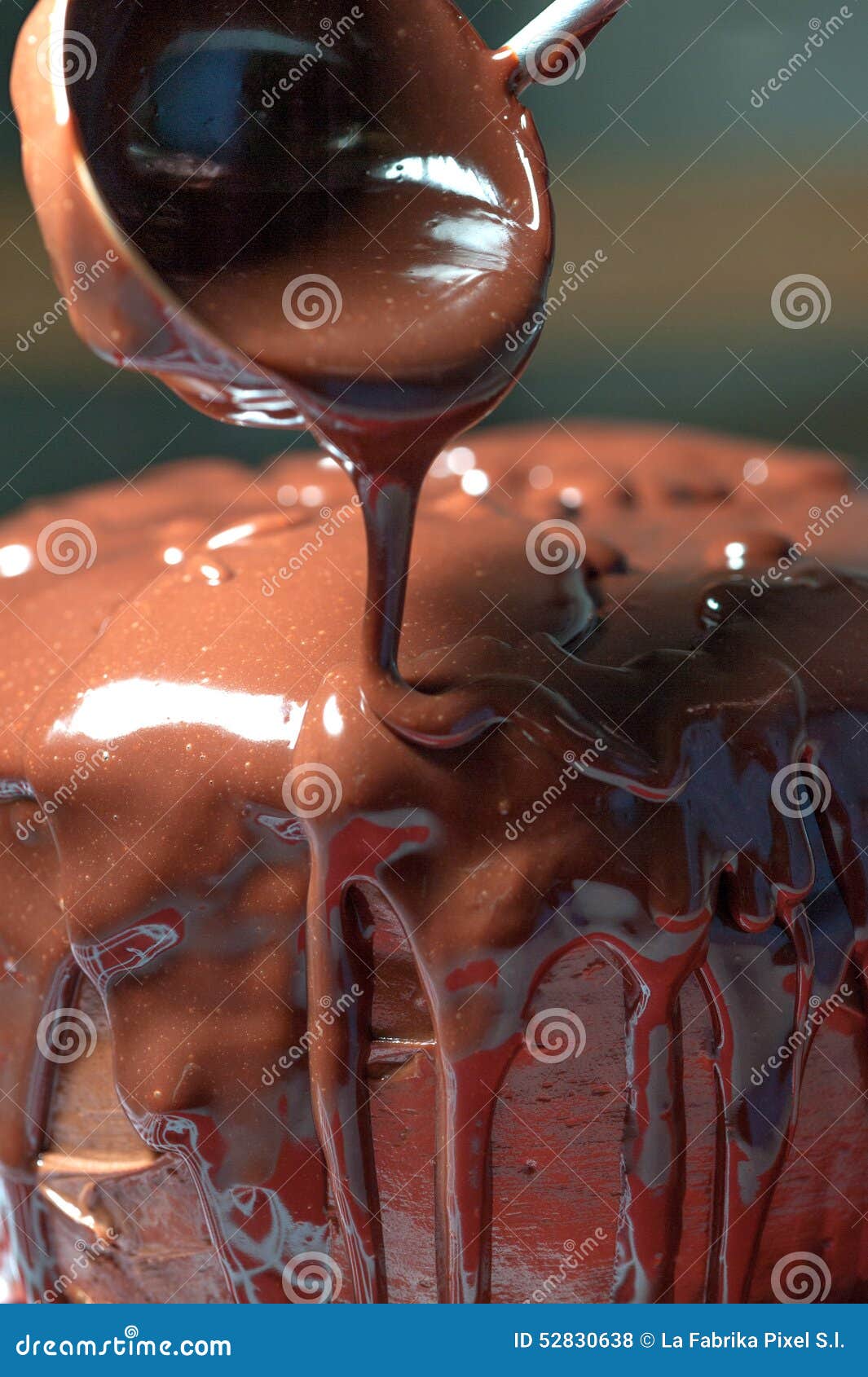 Melting Chocolate Ice Cream Cone Royalty-Free Stock Image ...