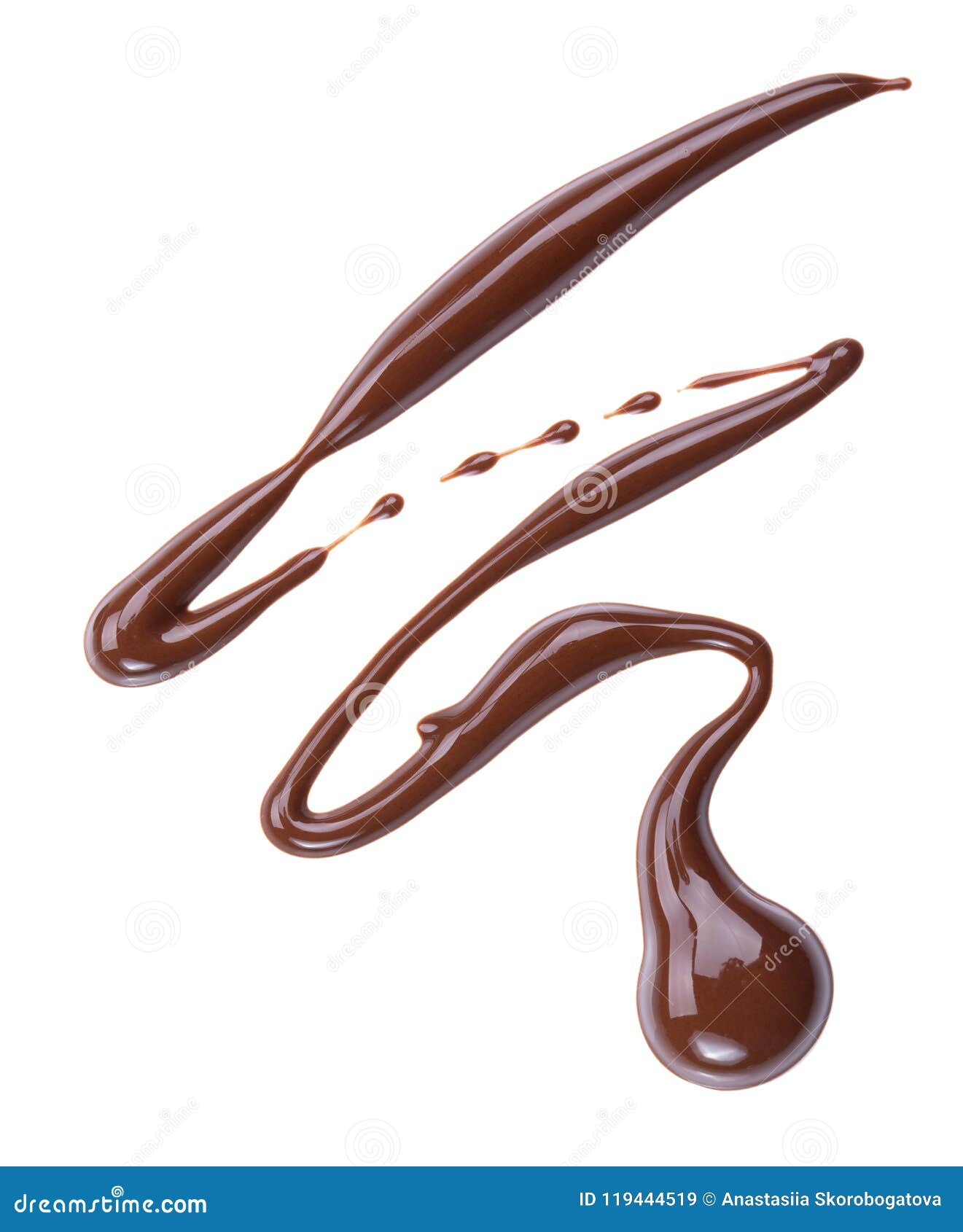 Melting Chocolate Drips. Chocolate Isolated on White Background. Stock ... Melting Chocolate Drips. Chocolate Isolated on White Background. Stock ...