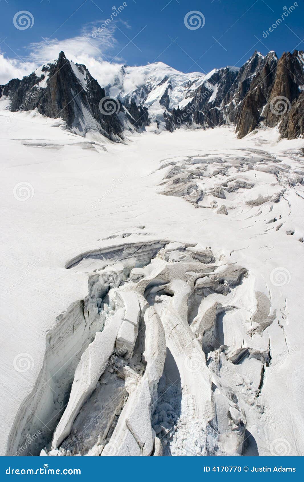 Melting Glacier - Chamonix, France Stock Photo - Image of mountain ...