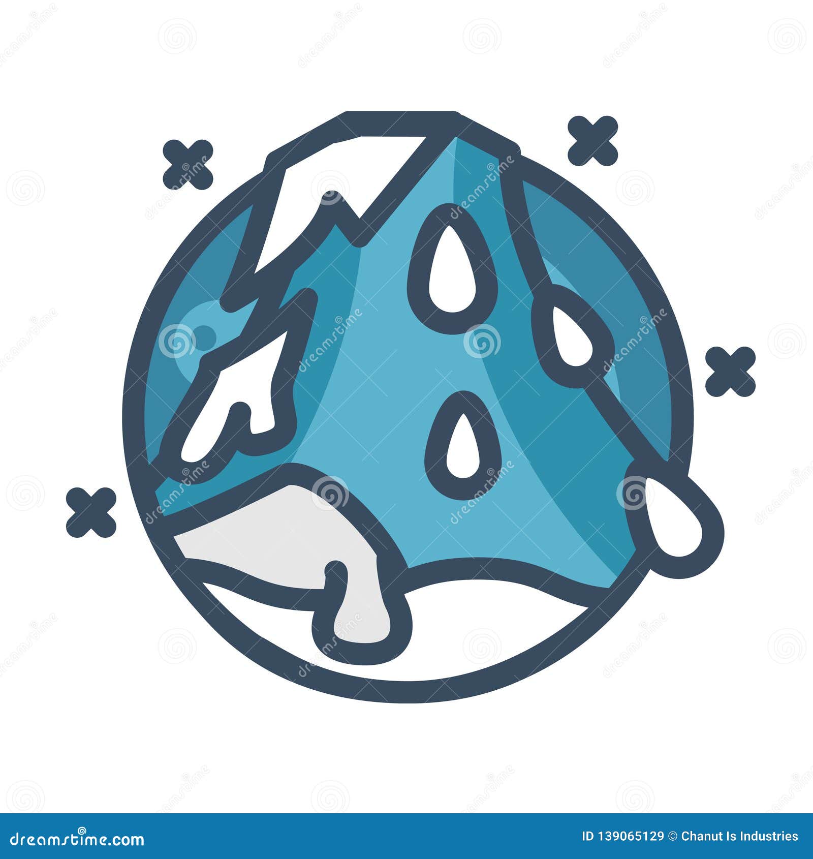 Melting Glaciers LineColor Illustration Stock Vector - Illustration of ... Melting Glaciers LineColor Illustration Stock Vector - Illustration of ...