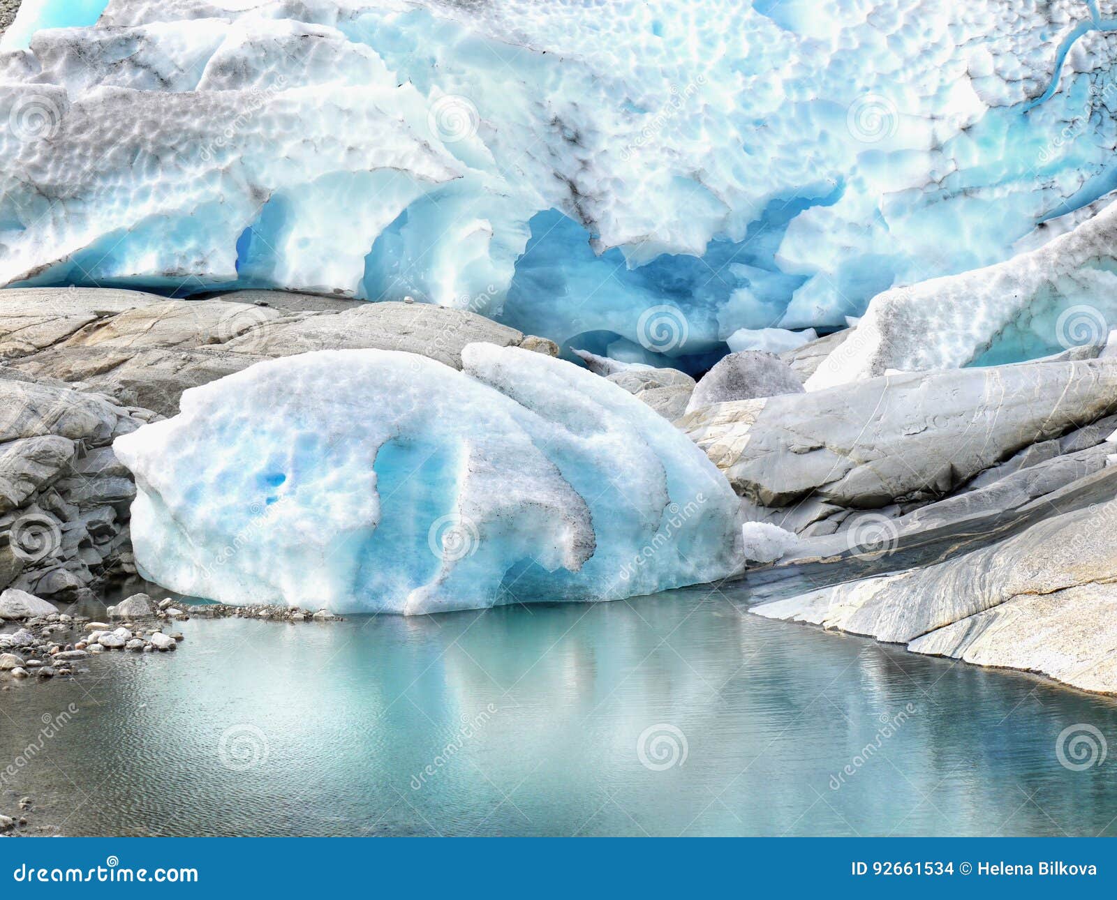 Melting Glaciers stock photo. Image of beautiful, scandinavian - 92661534