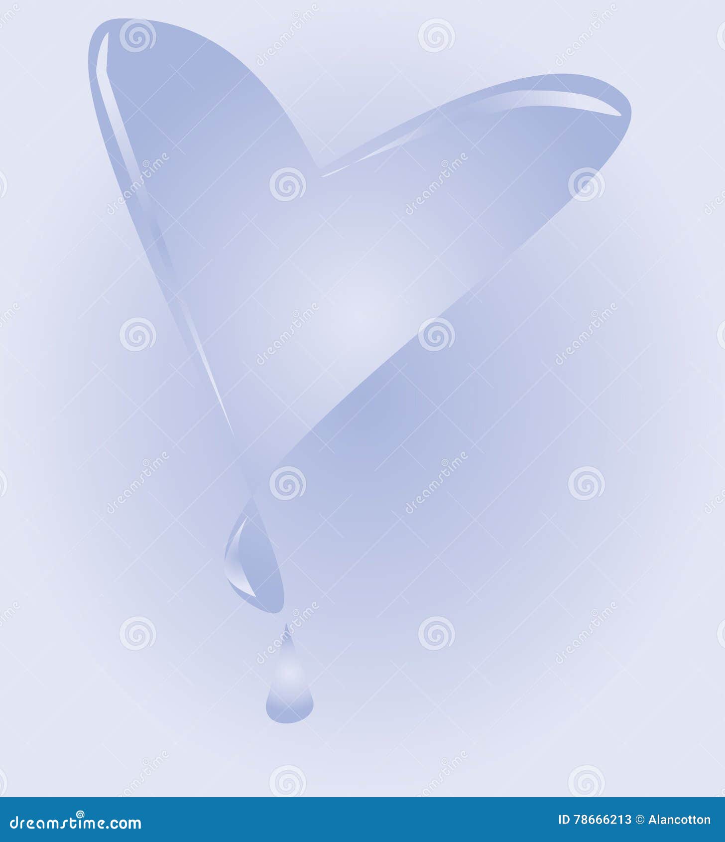 Melting Heart stock vector. Illustration of loving, cold - 78666213