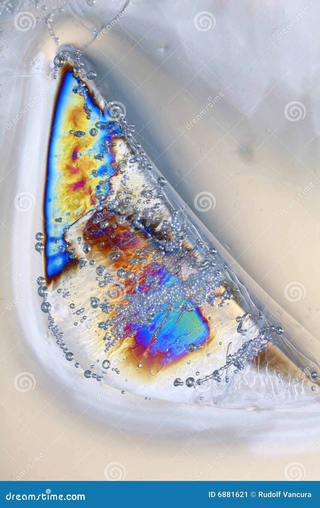 Melting Ice Abstract stock image. Image of curved, multicolour - 6881621