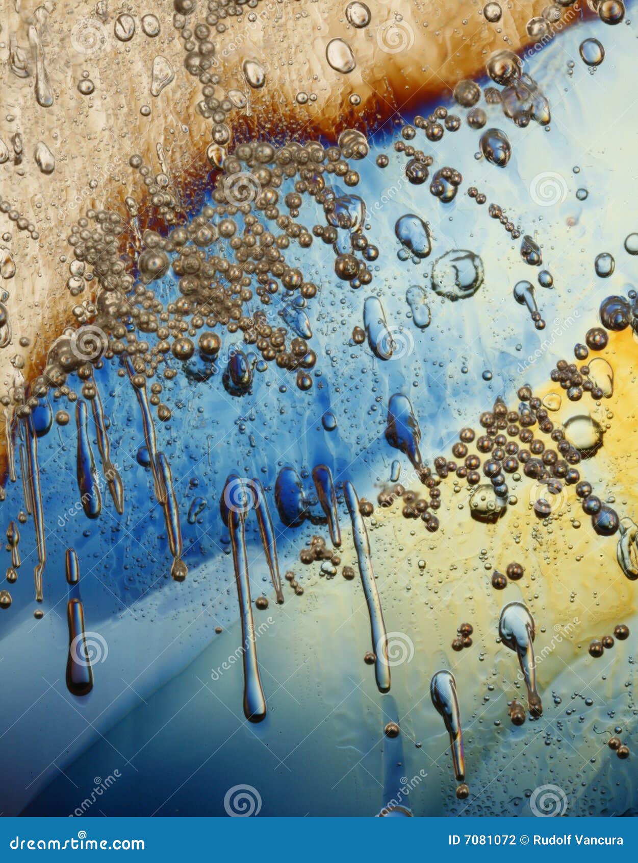 Melting ice background stock photo. Image of blue, drop - 7081072