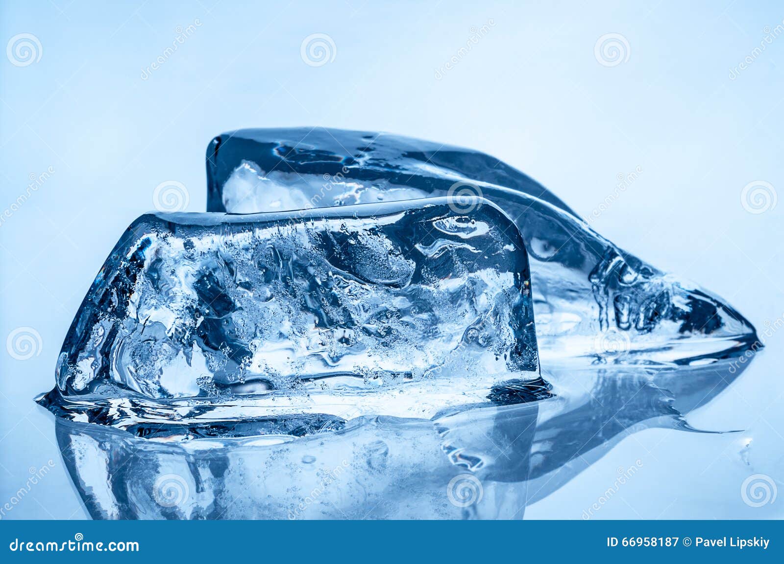 Melting ice stock image. Image of water, melt, blue, transparent - 66958187