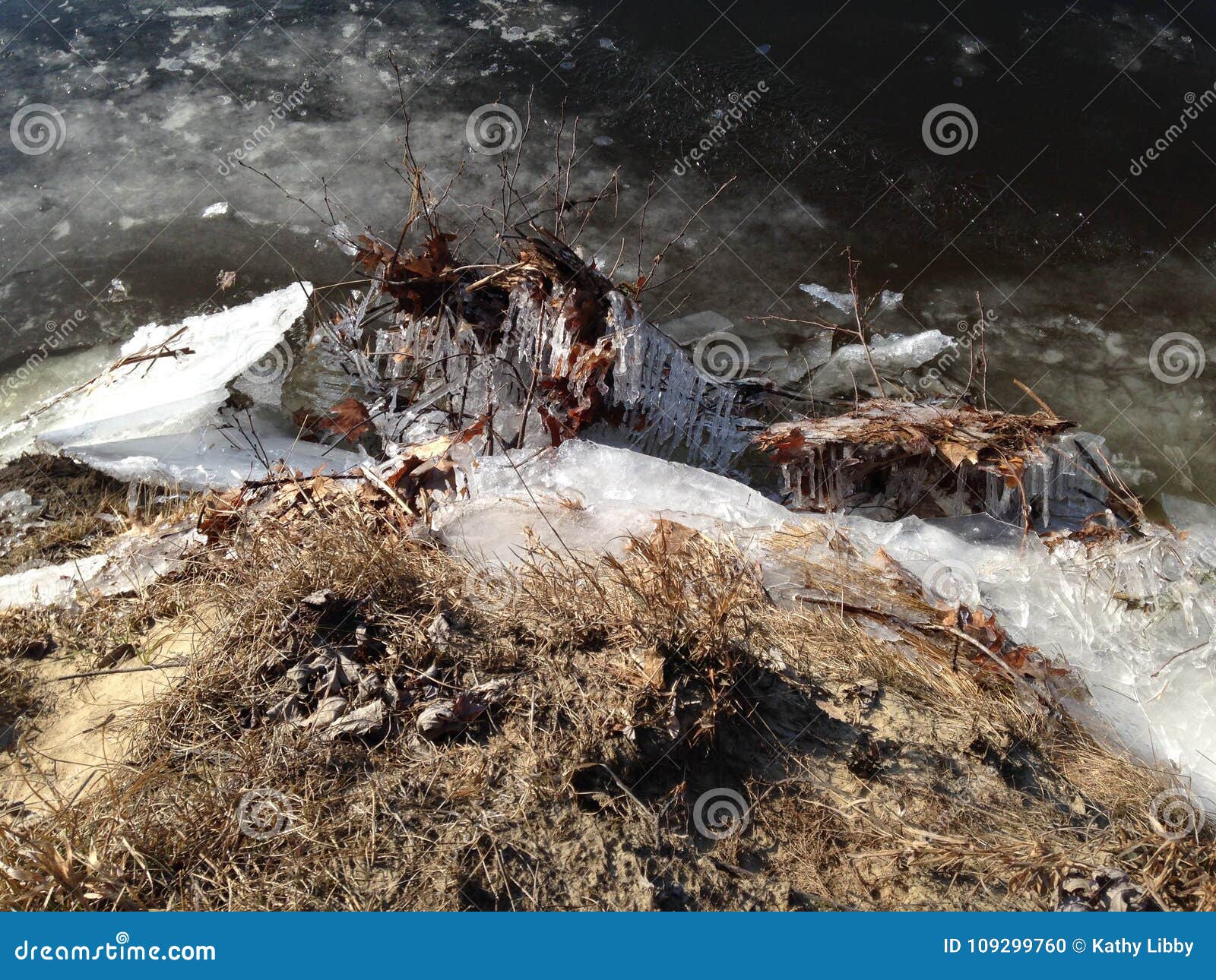 Melting ice stock photo. Image of abstract, edge, water - 109299760