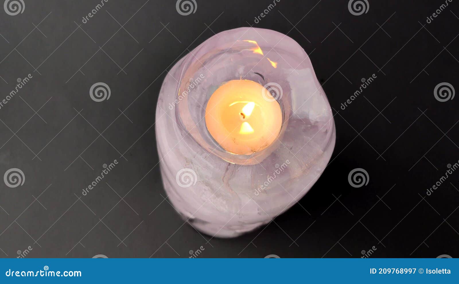 Melting ice candlestick stock video. Video of melting - 209768997