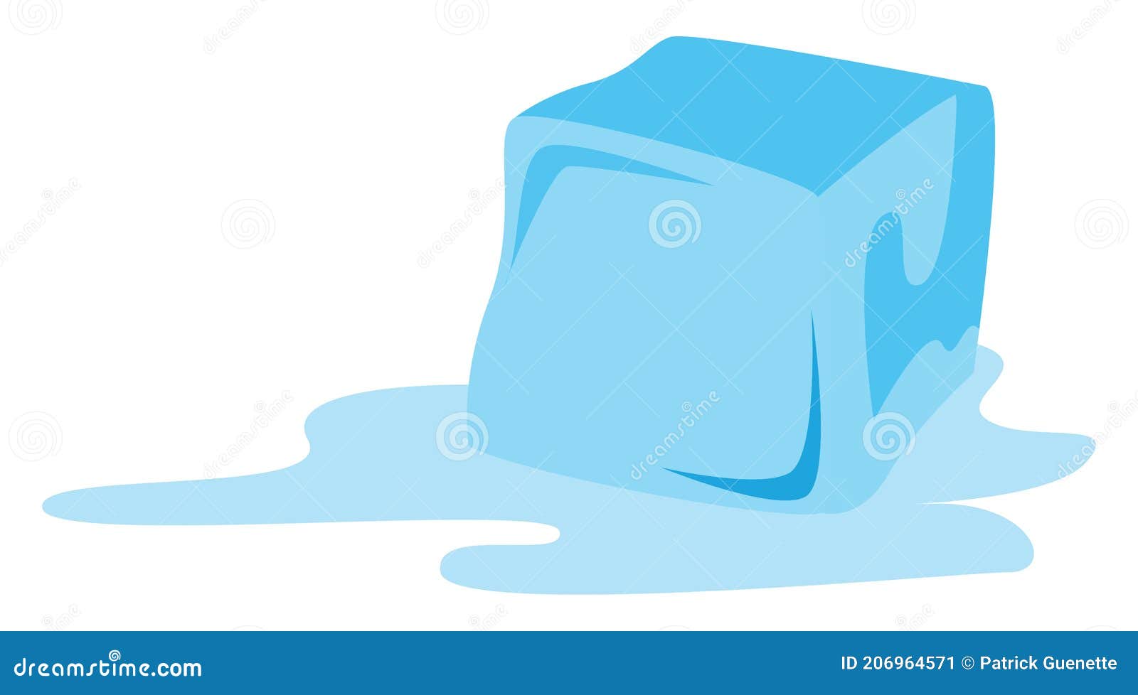 Melting Ice, Illustration, Vector Stock Vector - Illustration of icon ...