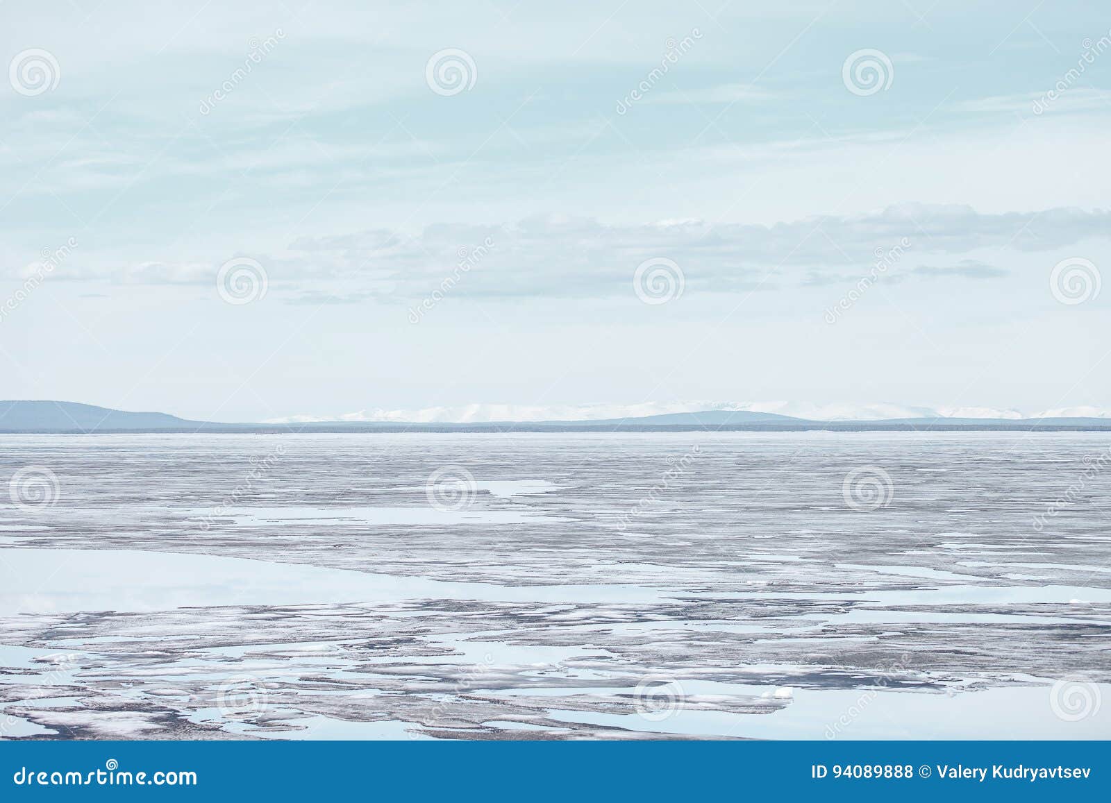 Melting Ice on Lake Surface Stock Photo - Image of macrophotography ...