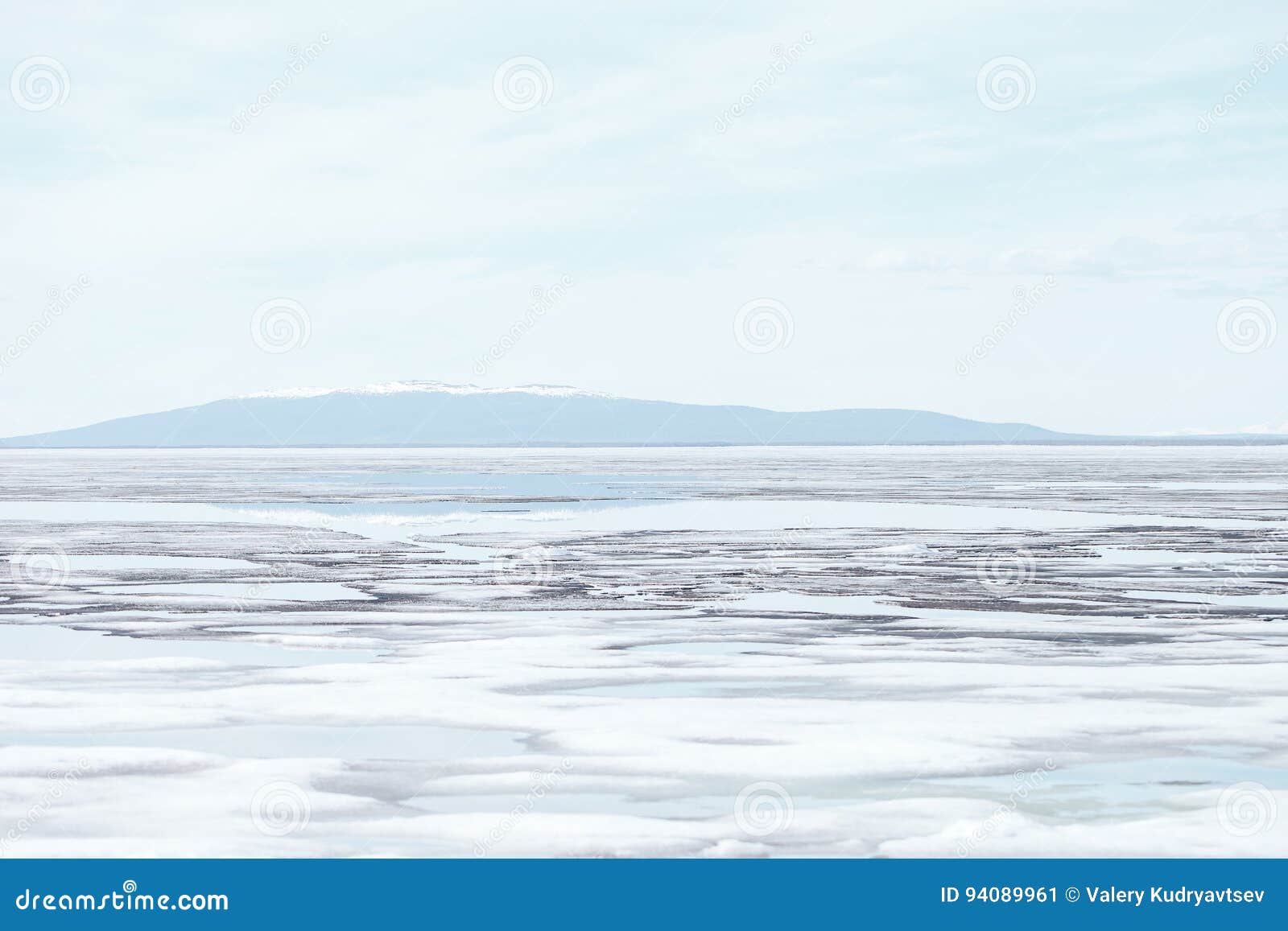 Melting Ice on Lake Surface Stock Image - Image of algid, icicle: 94089961