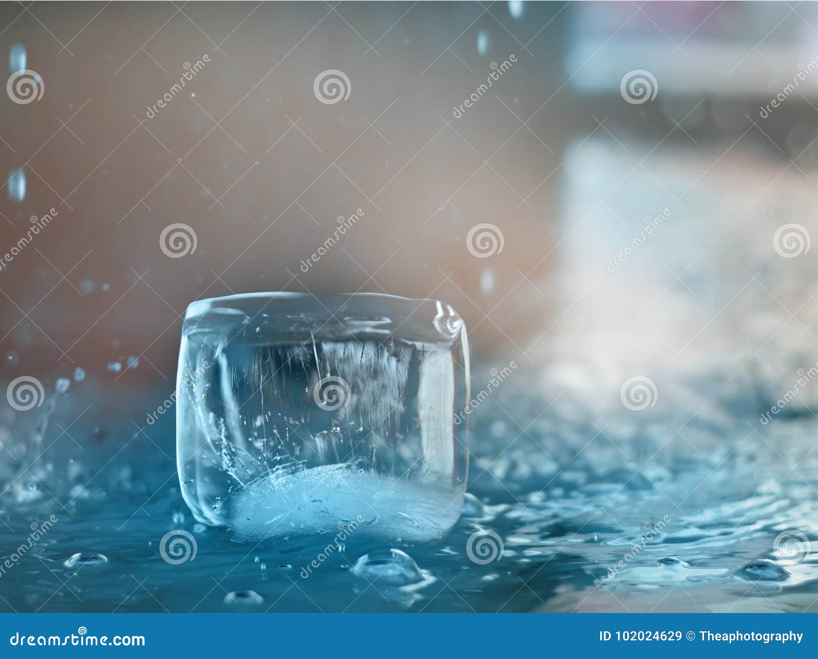 Melting ice stock image. Image of refresh, light, refrigerate - 102024629
