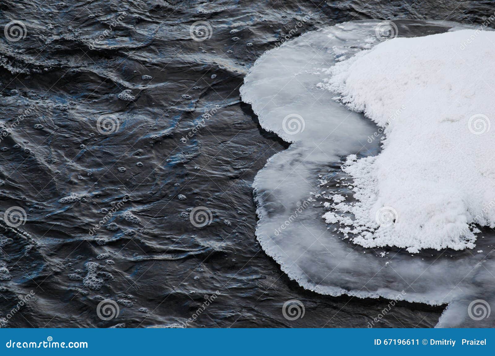 Melting ice in the water stock image. Image of nature - 67196611