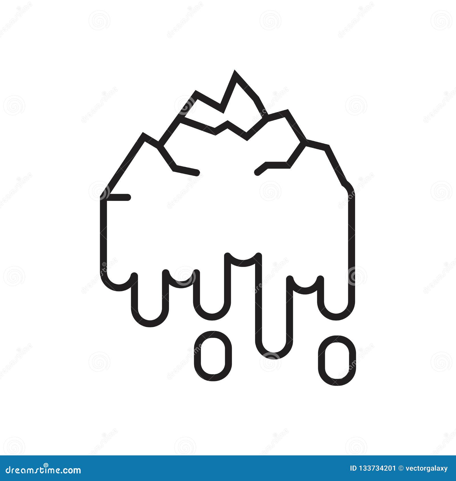 Melting Icon Vector Sign And Symbol Isolated On White Background Stock ... Melting Icon Vector Sign And Symbol Isolated On White Background Stock ...