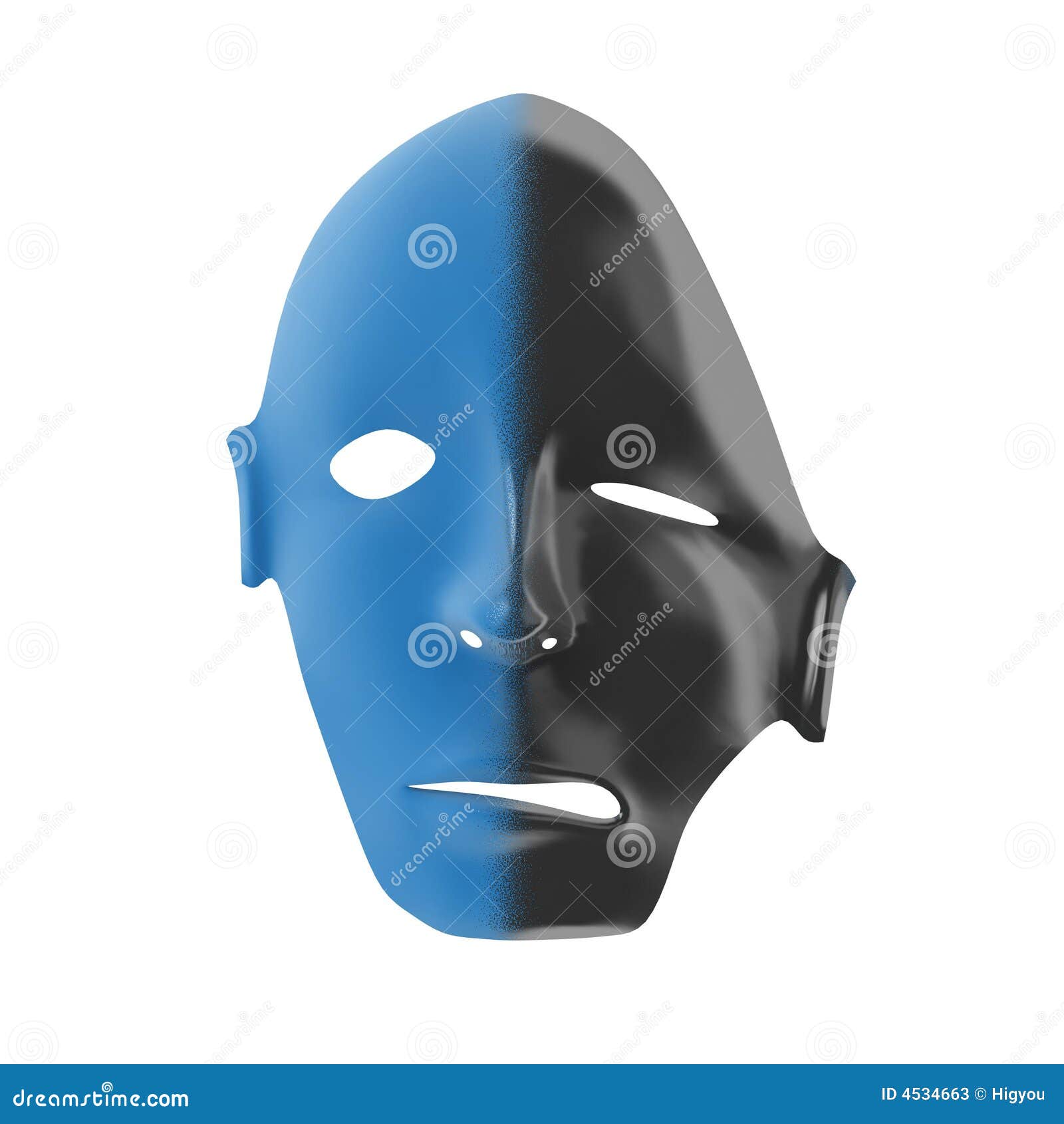 Melting Mask stock illustration. Illustration of unsure - 4534663
