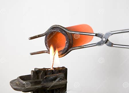 Melting metal stock image. Image of work, jewelry, manufacturing - 5841857