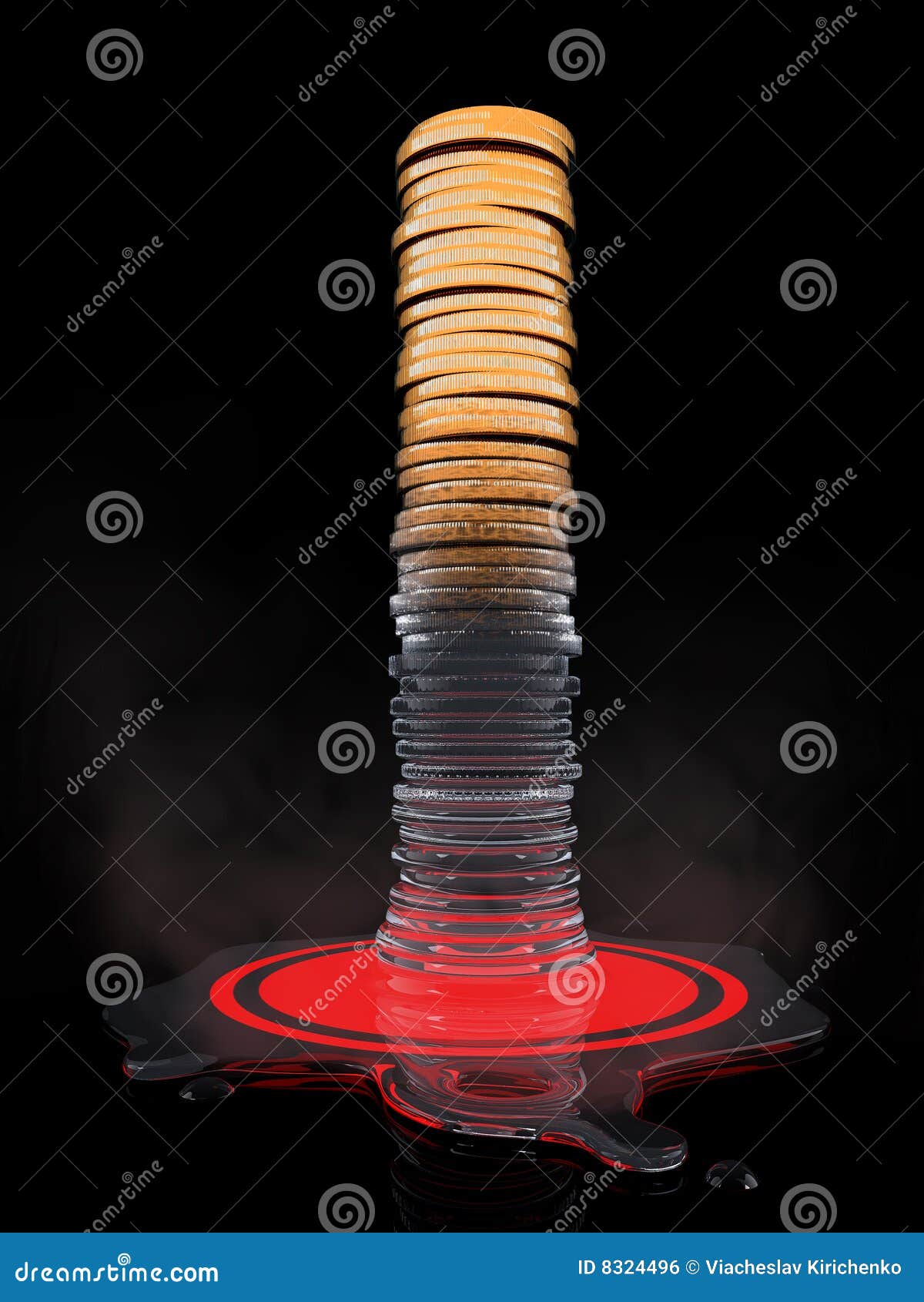 Melting Money Picture. Image: 8324496