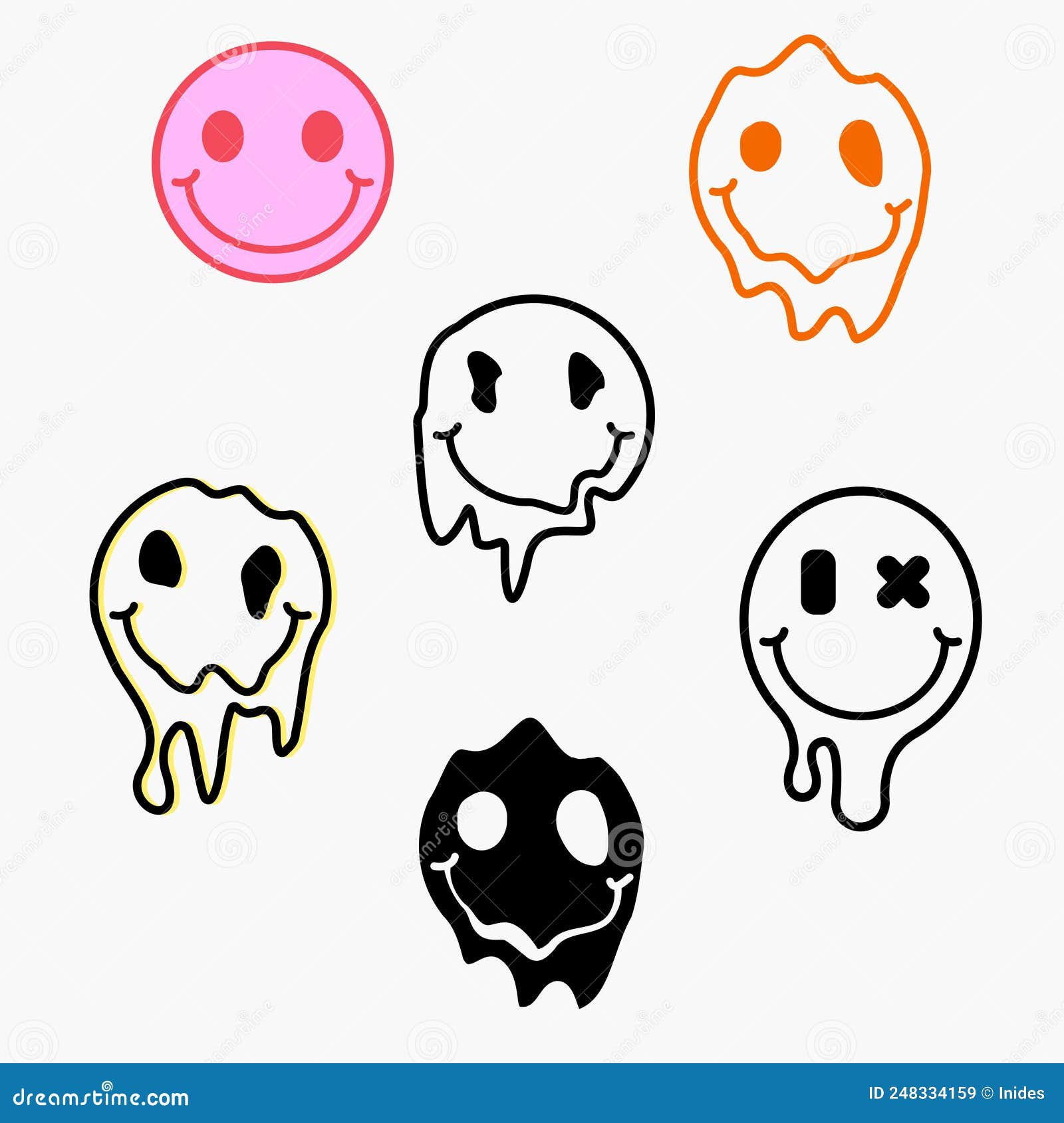 Melting Smile Emoji Icons Seamless Pink Pattern. Melted Funny Smiley ... Melting Smile Emoji Icons Seamless Pink Pattern. Melted Funny Smiley ...