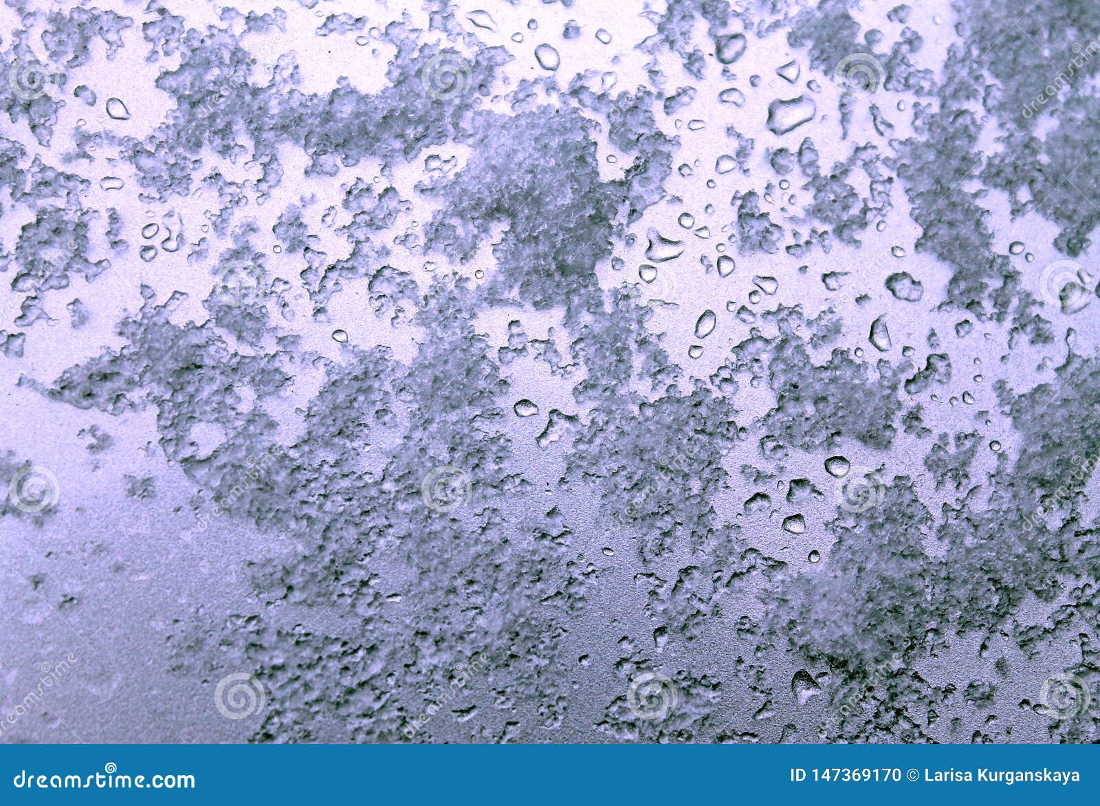 Melting Snow on the Glass. Sleet on Glass Stock Photo - Image of glass ...