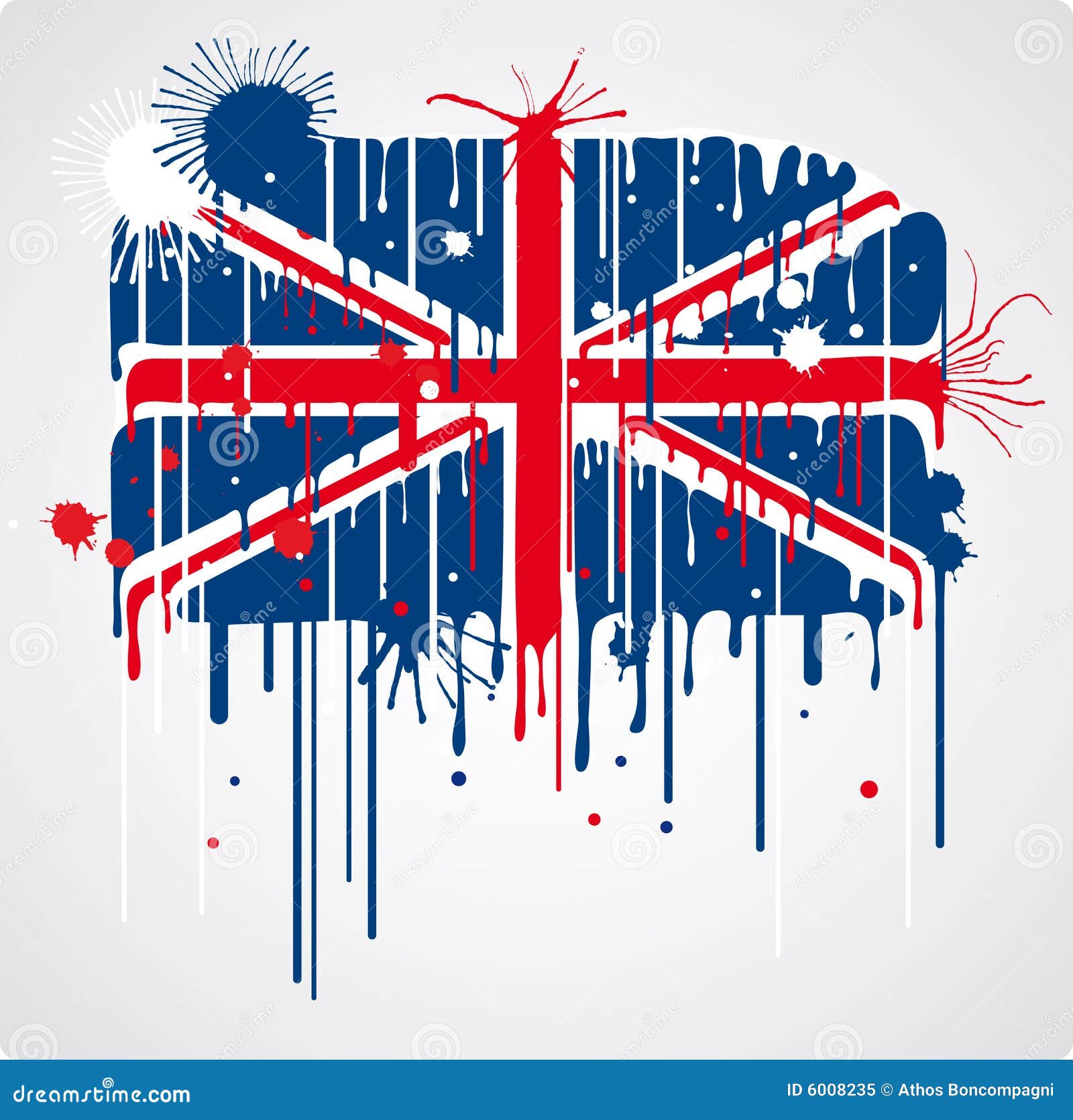 Melting UK flag stock vector. Illustration of liquid, graphic - 6008235