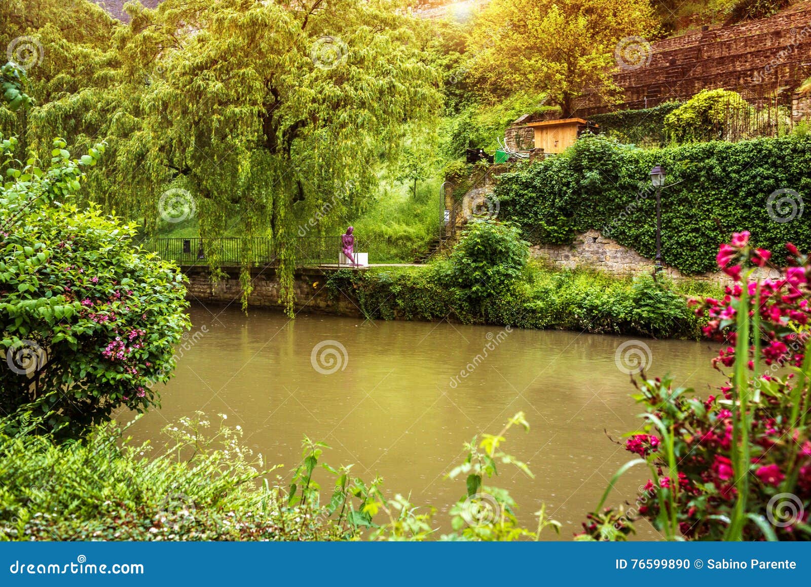 Melusina, the Mermaid of Luxembourg Editorial Image - Image of beauty ...