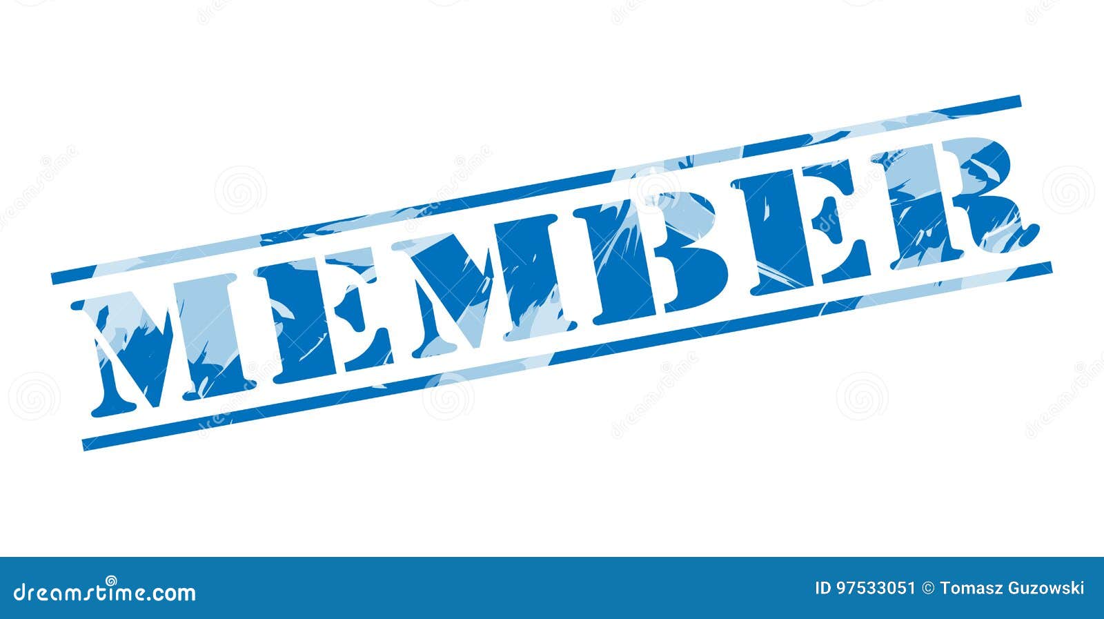 Member blue stamp stock illustration. Illustration of grunge - 97533051
