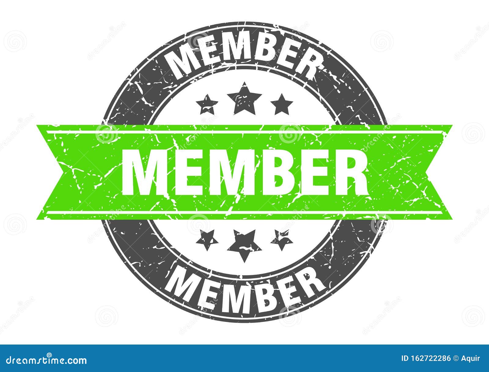 Member stamp stock vector. Illustration of banner, insignia - 162722286