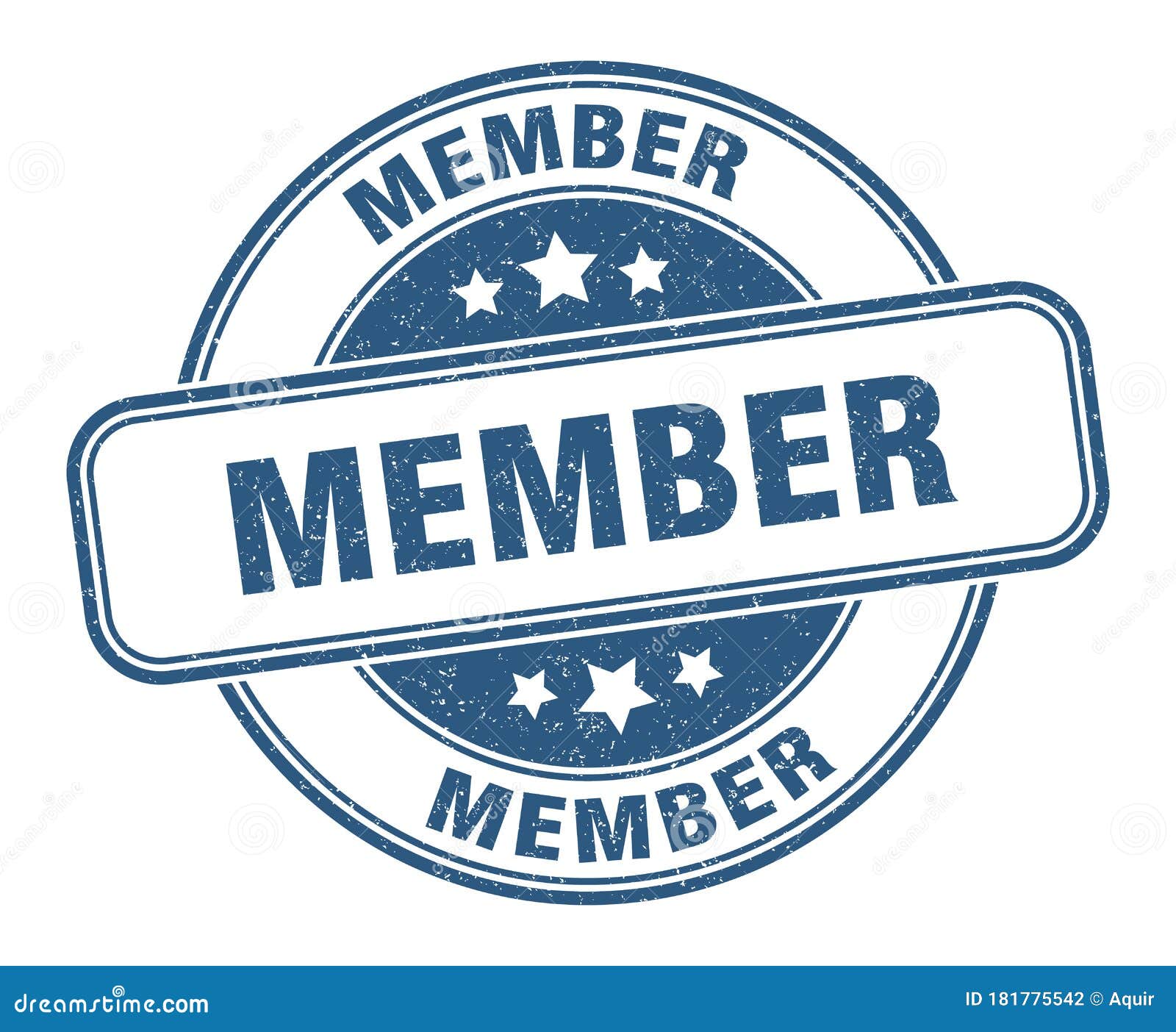 Member Stamp. Member Round Grunge Sign Stock Vector - Illustration of ...