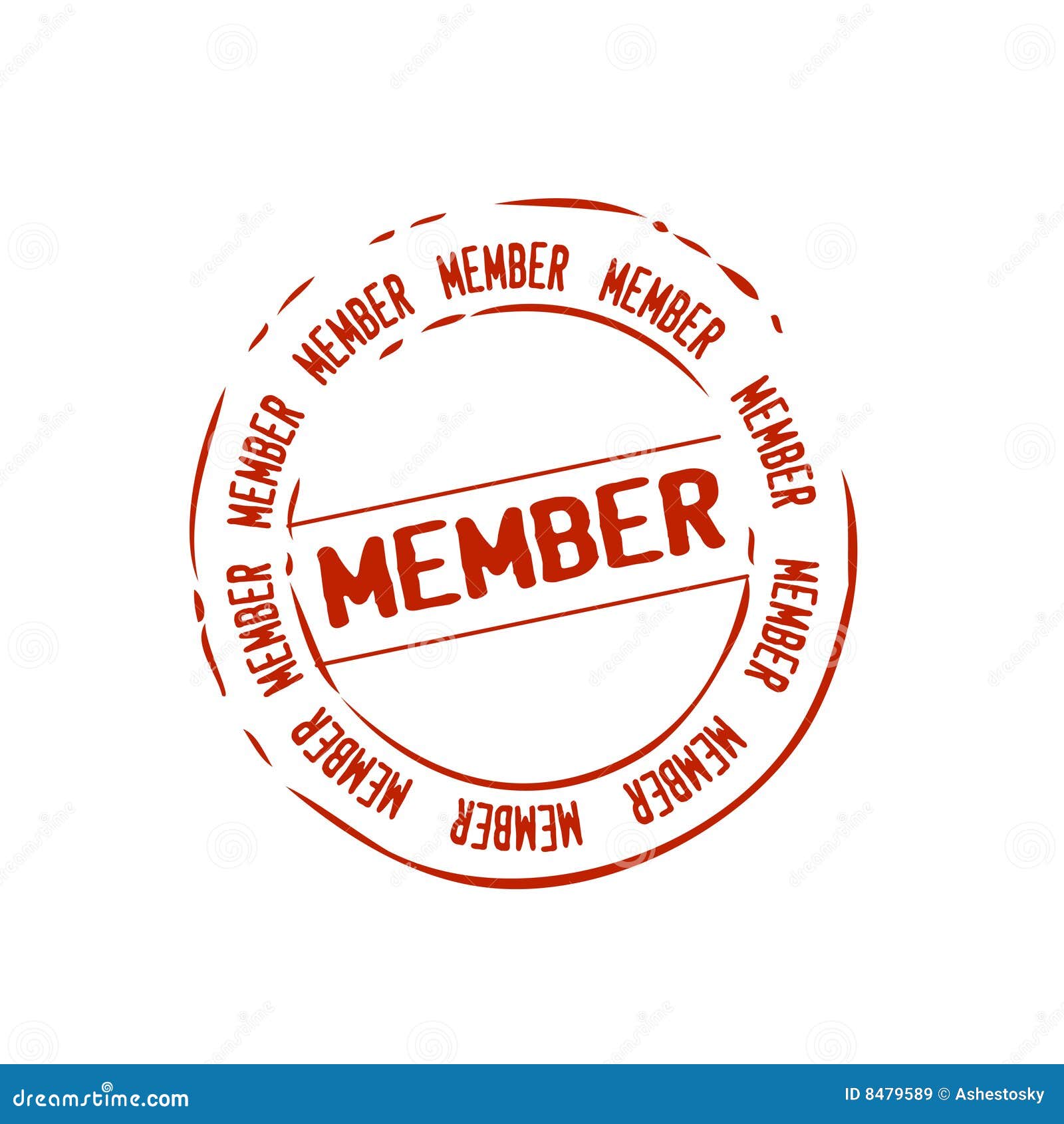 Member Stamp Vector | CartoonDealer.com #8479589