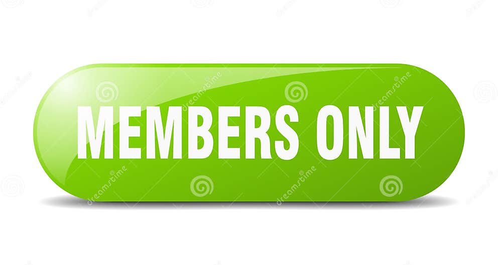 Members only Button. Members only Sign. Key. Push Button Stock Vector ...