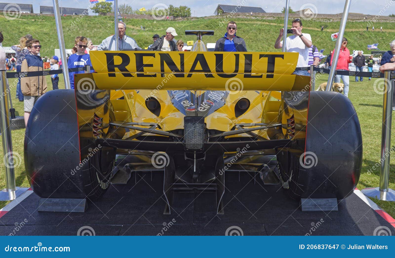 Members of the General Public Looking at the Front of a Formula 2 ...