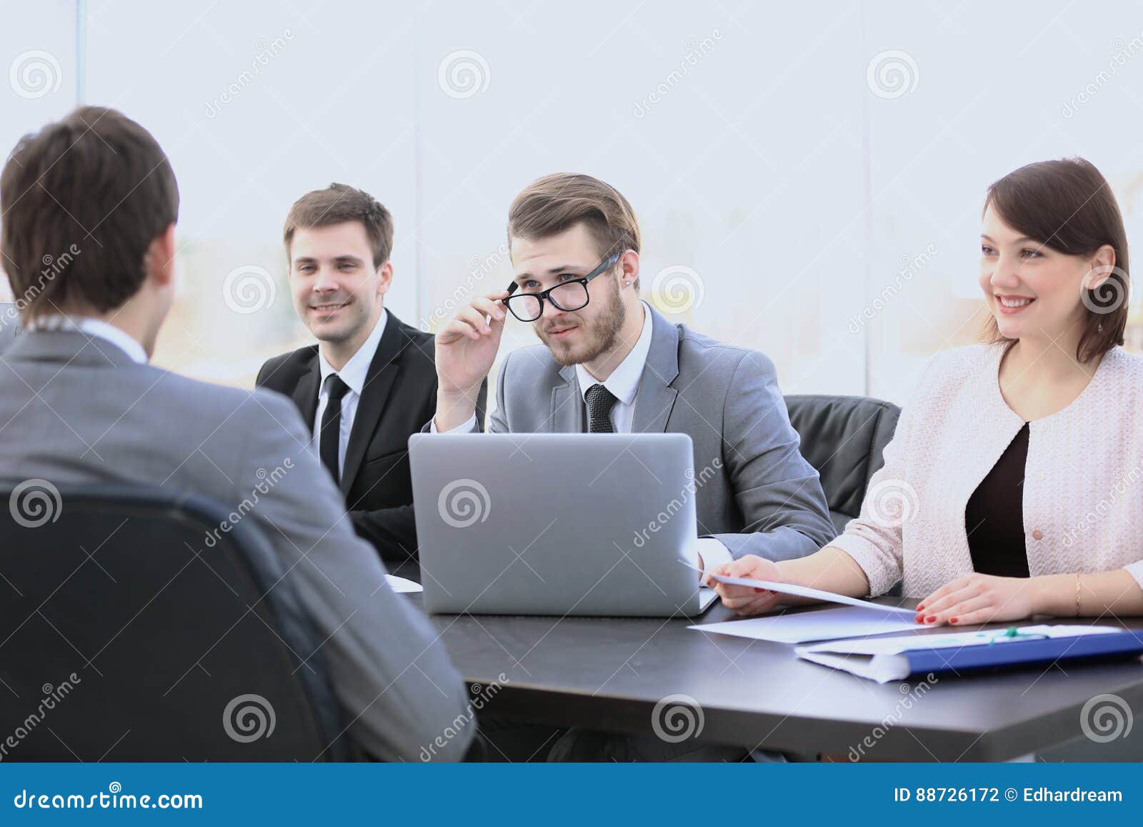 Members of the Management Discuss the Working Problems of the Co Stock ...