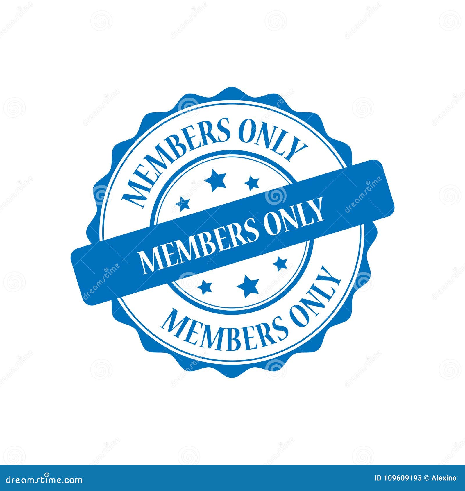 Members only Stamp Illustration Stock Vector - Illustration of sign ...