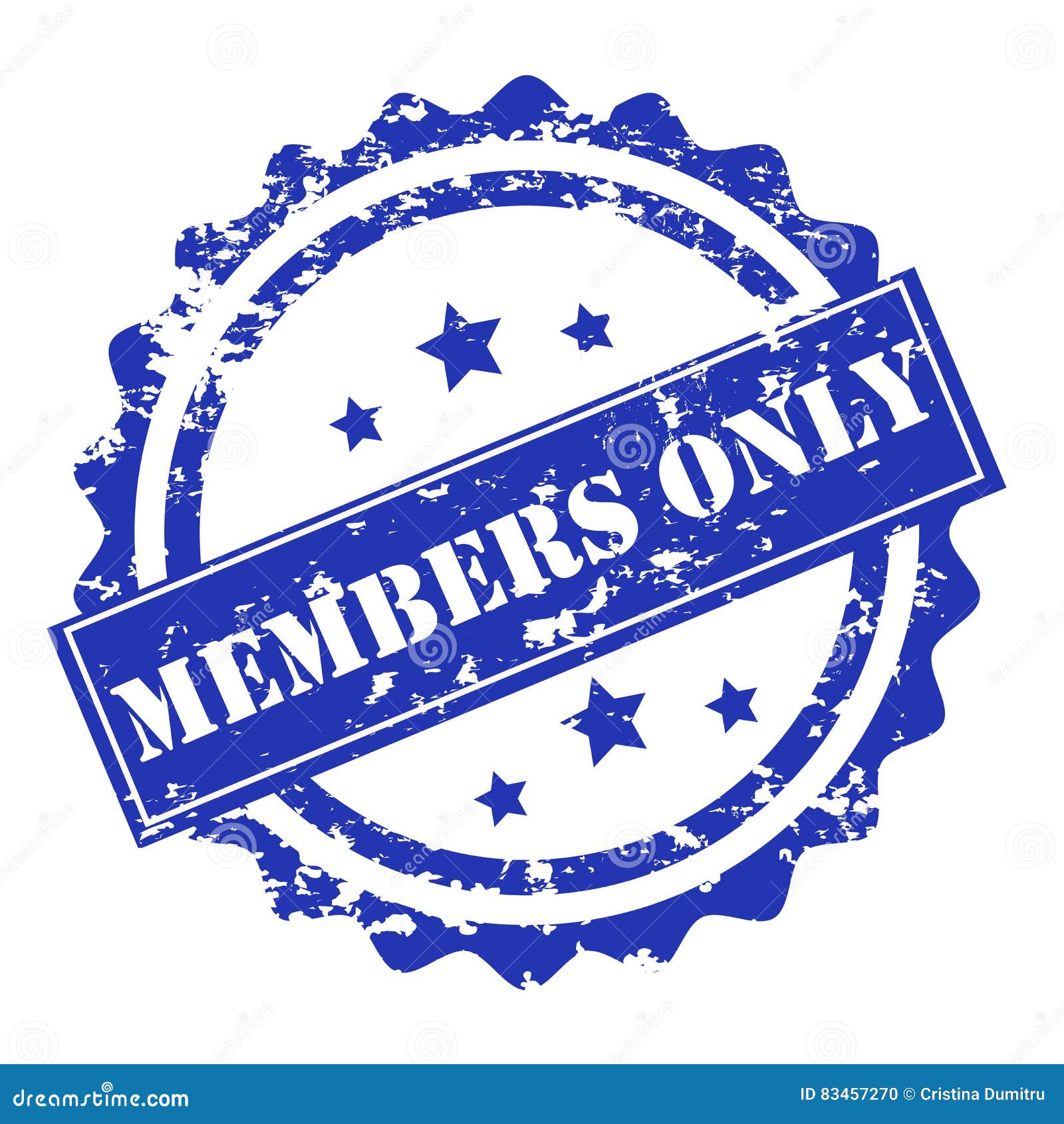 Members only stamp vector stock vector. Illustration of permit - 83457270