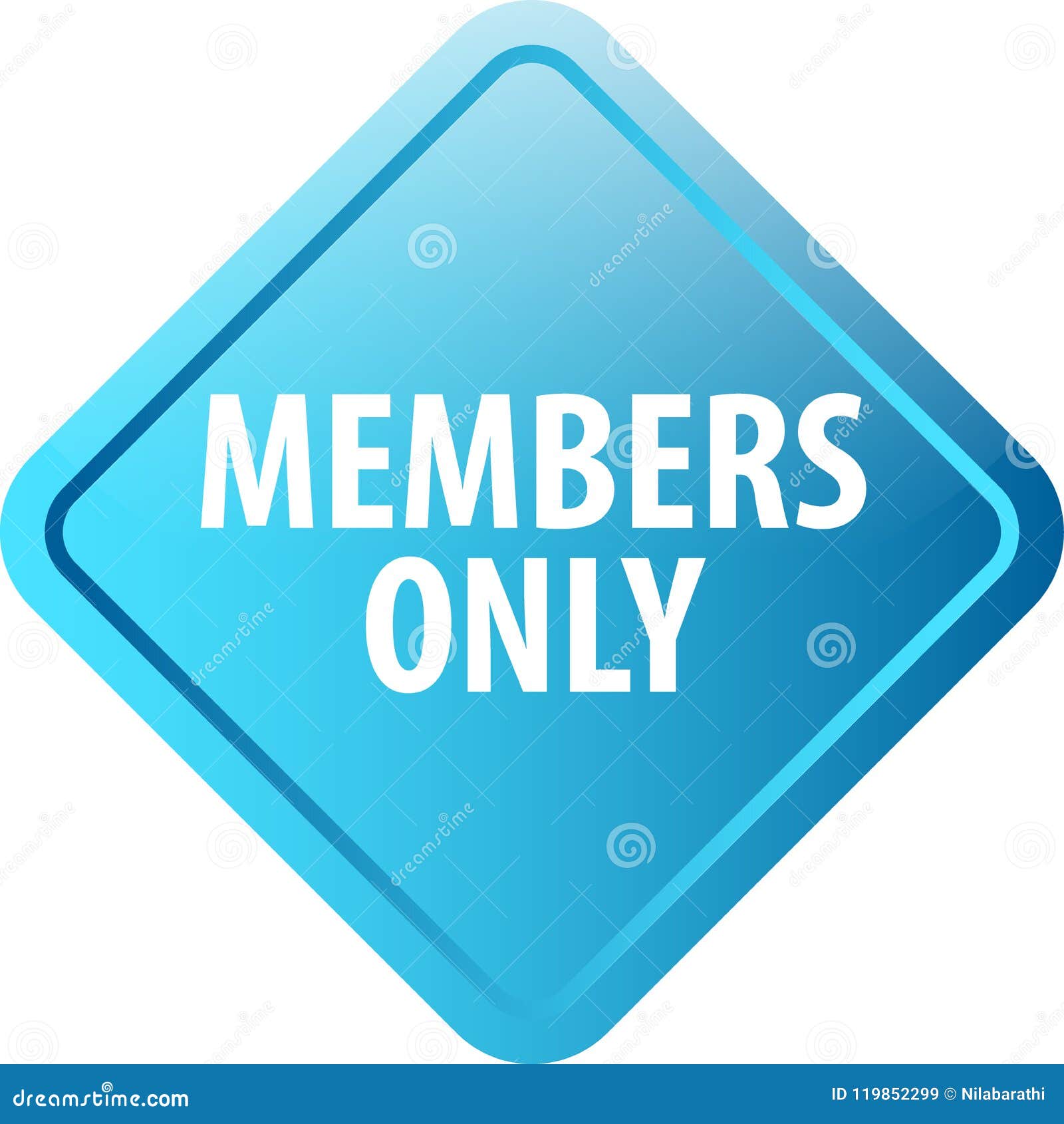 Members only web button stock illustration. Illustration of background ...