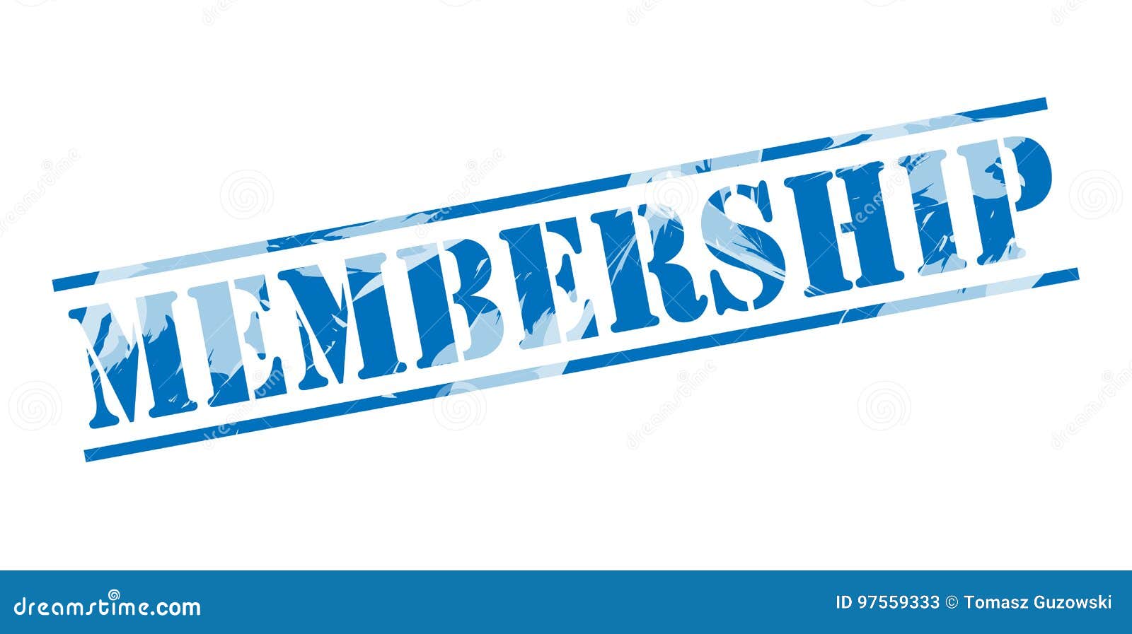 Membership blue stamp stock illustration. Illustration of button - 97559333