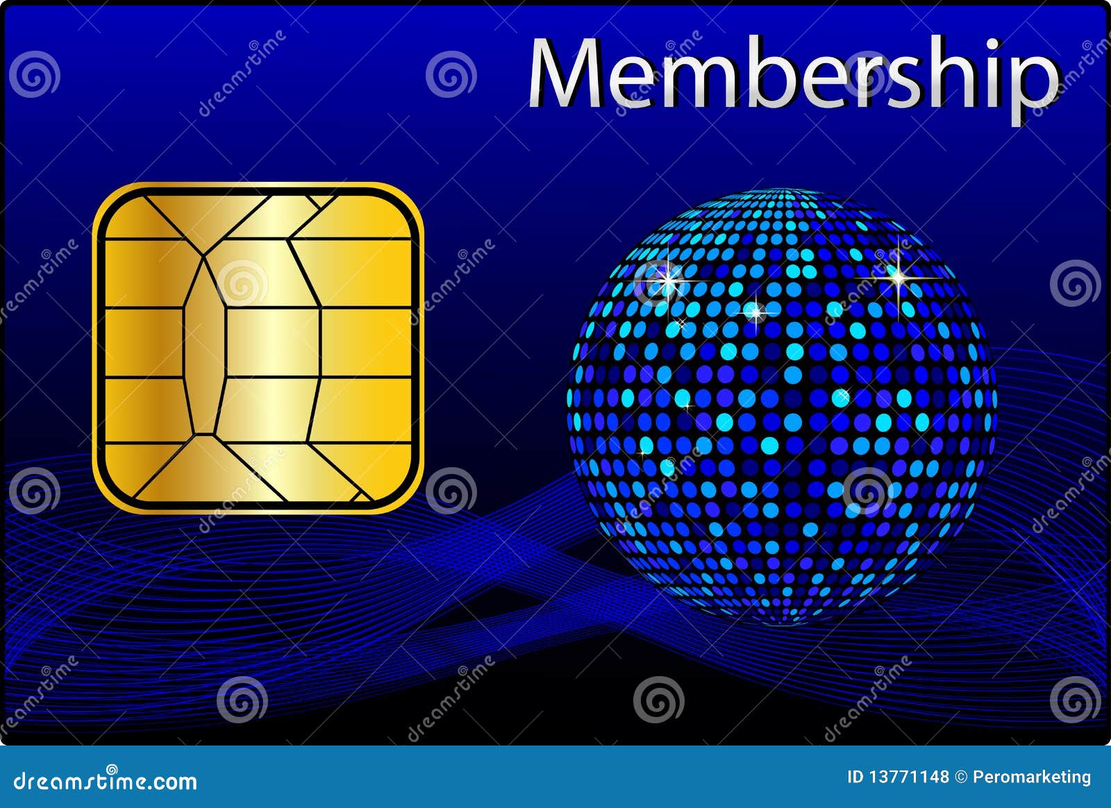 Membership Card Shows Very Important Person And Application Royalty ...