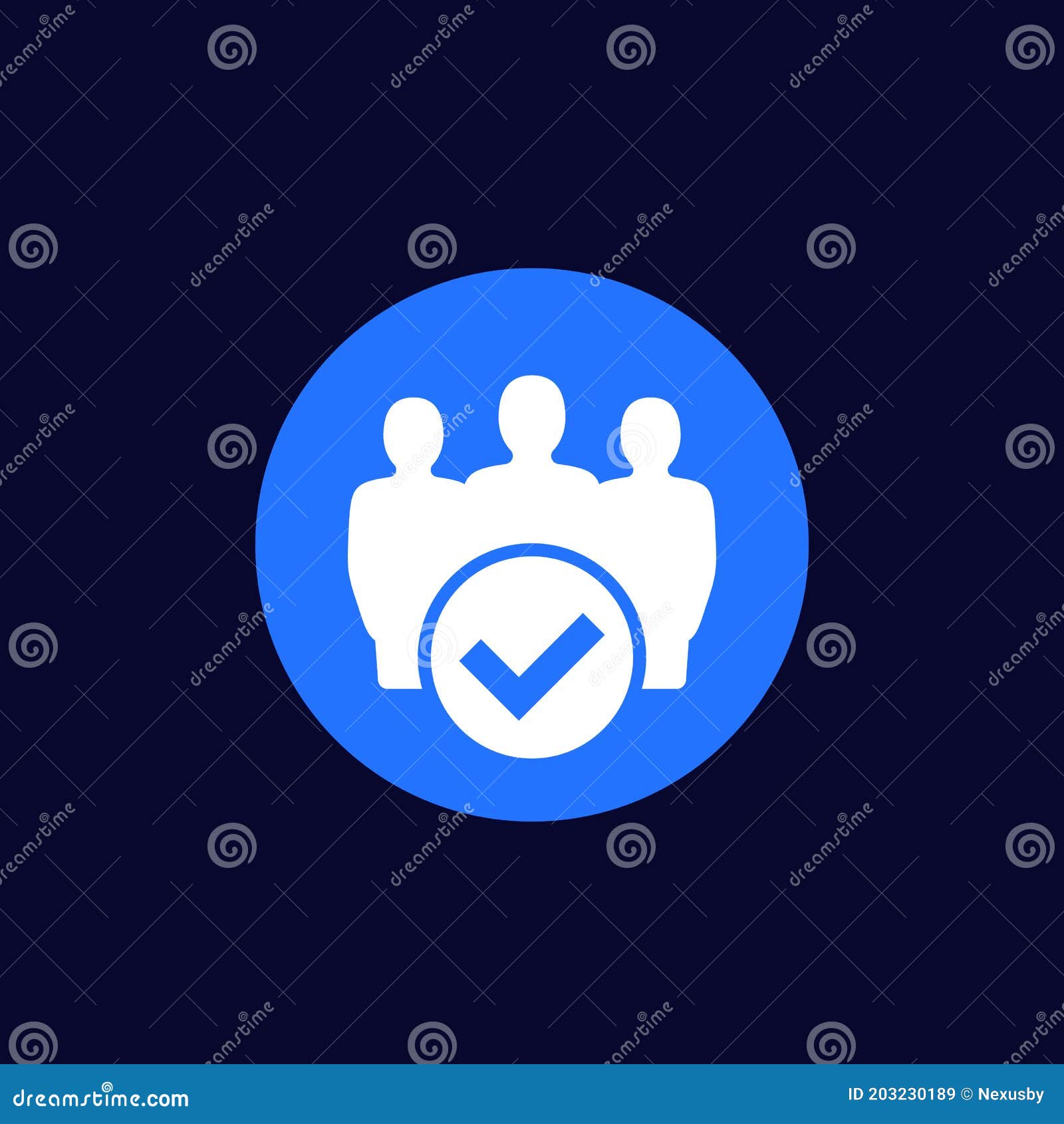 Membership, Join Community, White Icon Stock Vector - Illustration of ...