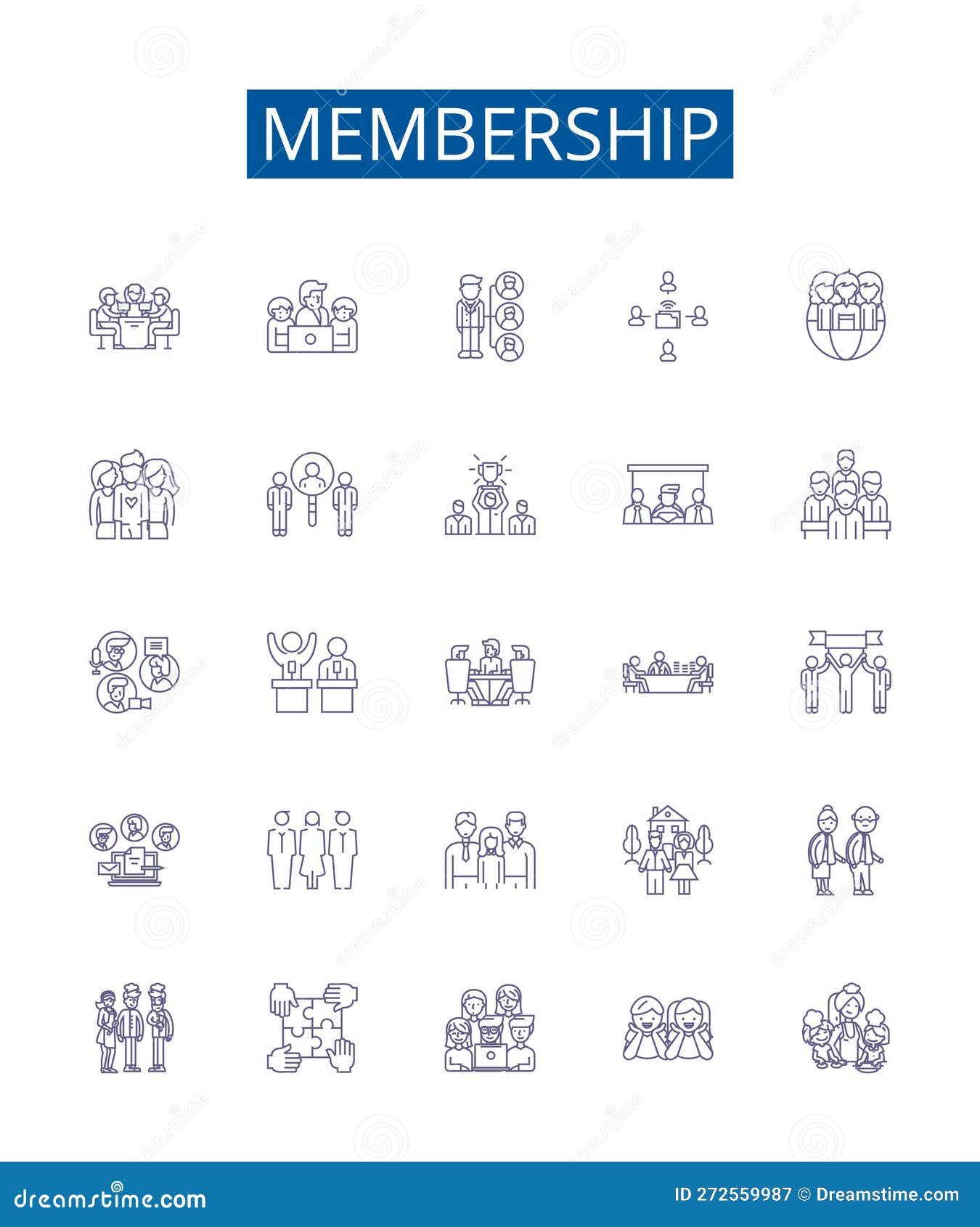 Membership Line Icons Collection. Metrics, KPIs, Evaluation, Analytics ... Membership Line Icons Collection. Metrics, KPIs, Evaluation, Analytics ...