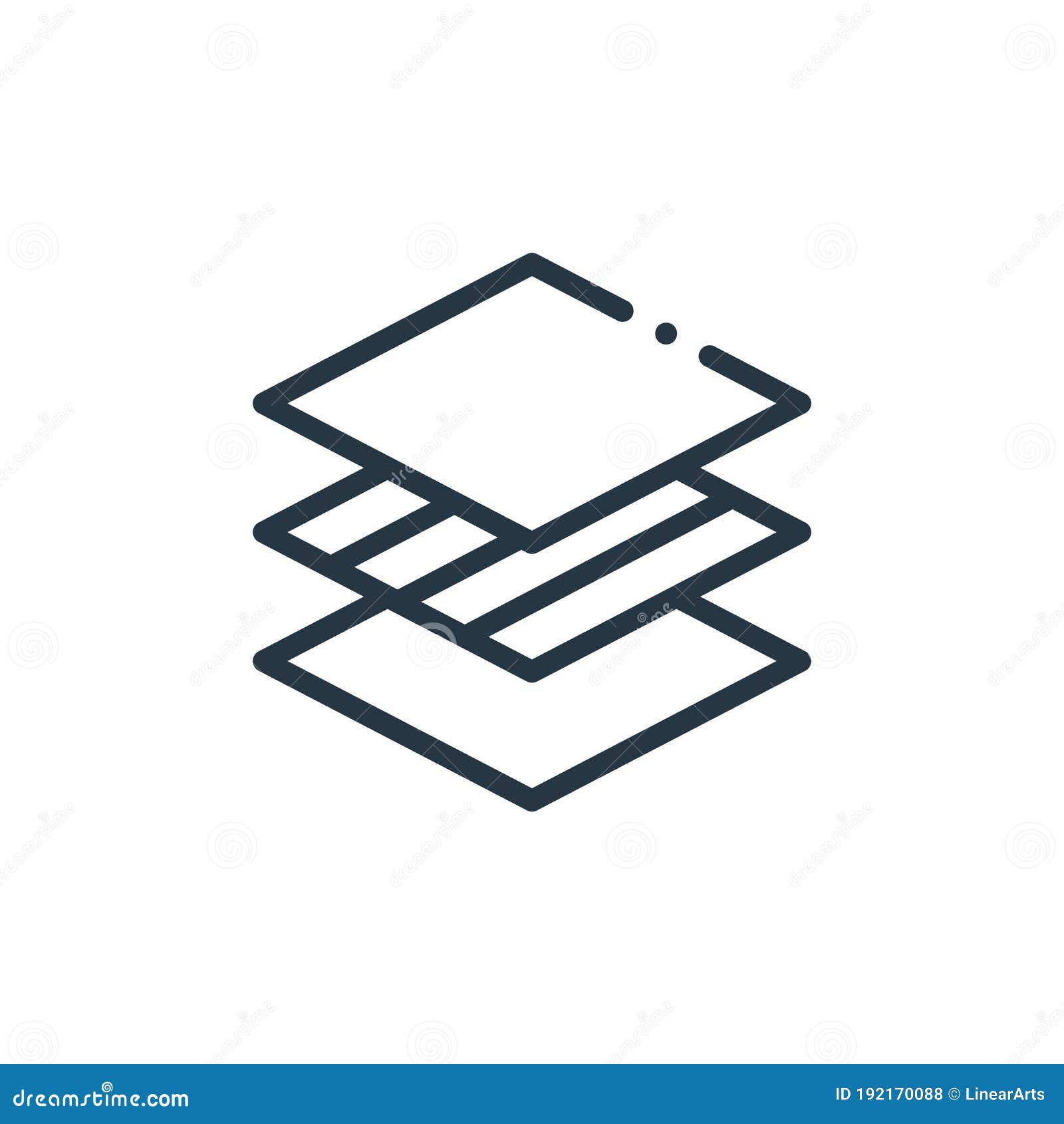 Membrane Icon Vector from Fabric Features Concept. Thin Line ...